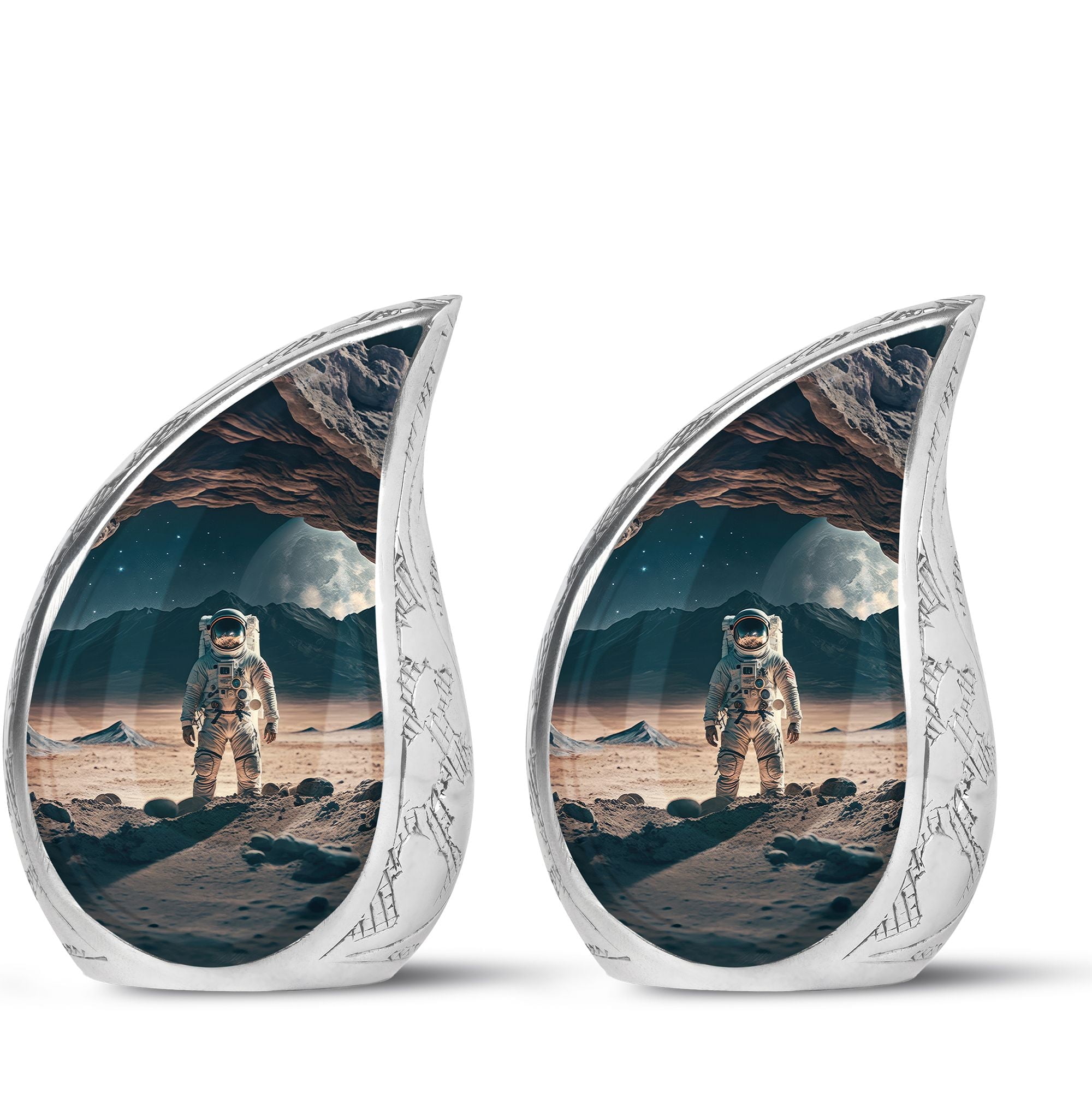 PARHUS Astronaut Open Space Urns, Drop Urns for Human Ashes, Urn for ...