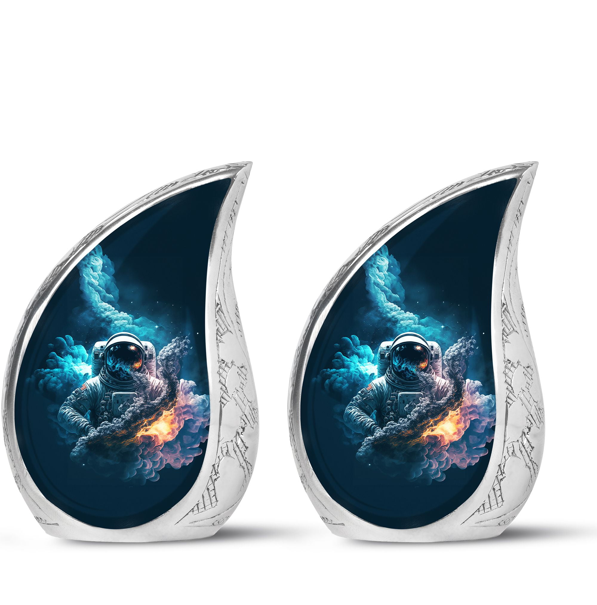 PARHUS Astronaut Space Teardrop Urn, Small Urns for Human Ashes, Urns ...