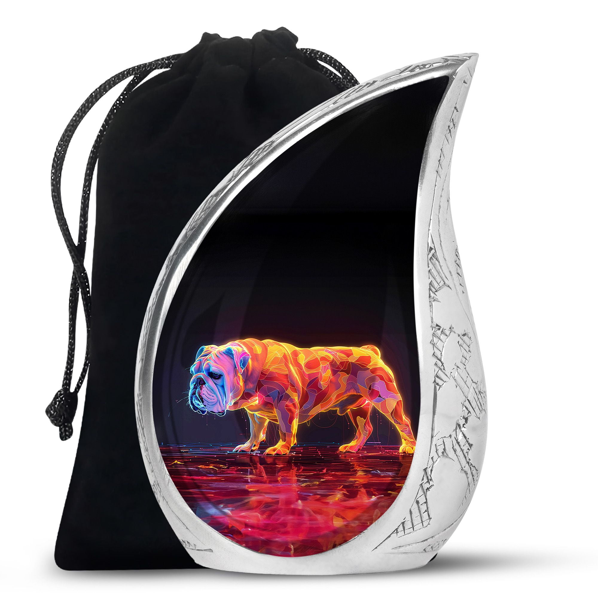 PARHUS Bulldog Urn for Ashes Adult Male, Cremation Urns for Human Ashes ...