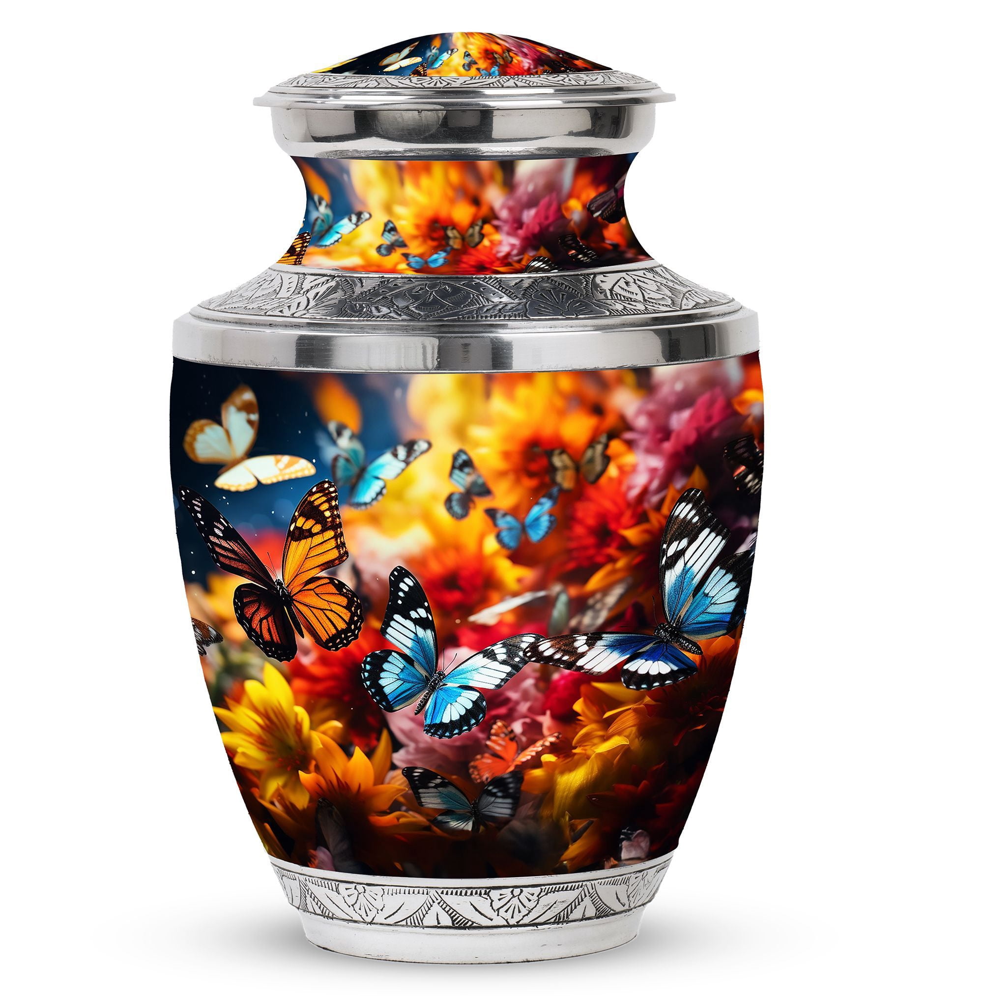 PARHUS Butterfly Urn - Large Urns For Human Ashes Adult - Urn For Ashes ...
