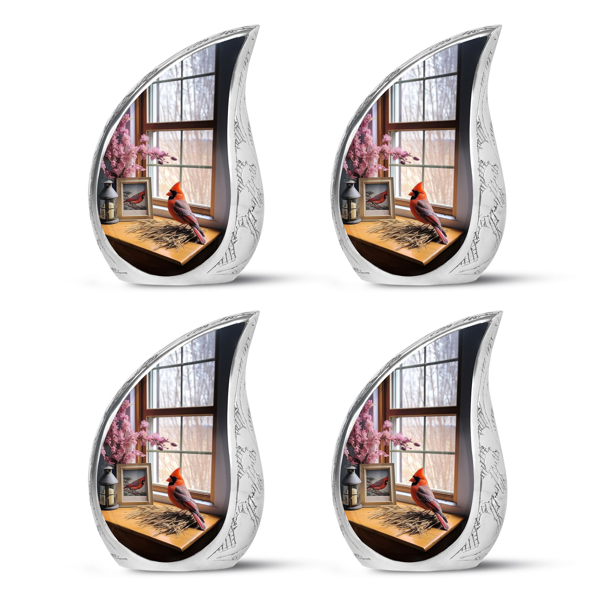 PARHUS Cardinal Bird - Decorative Urns - Cremation Urns - 3 Inch - Pack ...