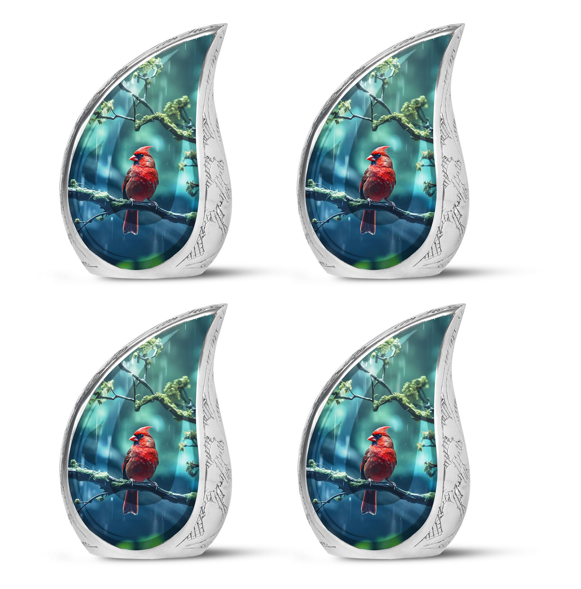 PARHUS Cardinal Bird Left - Cremation Mini Urn - Memorial Keepsakes - 3 ...