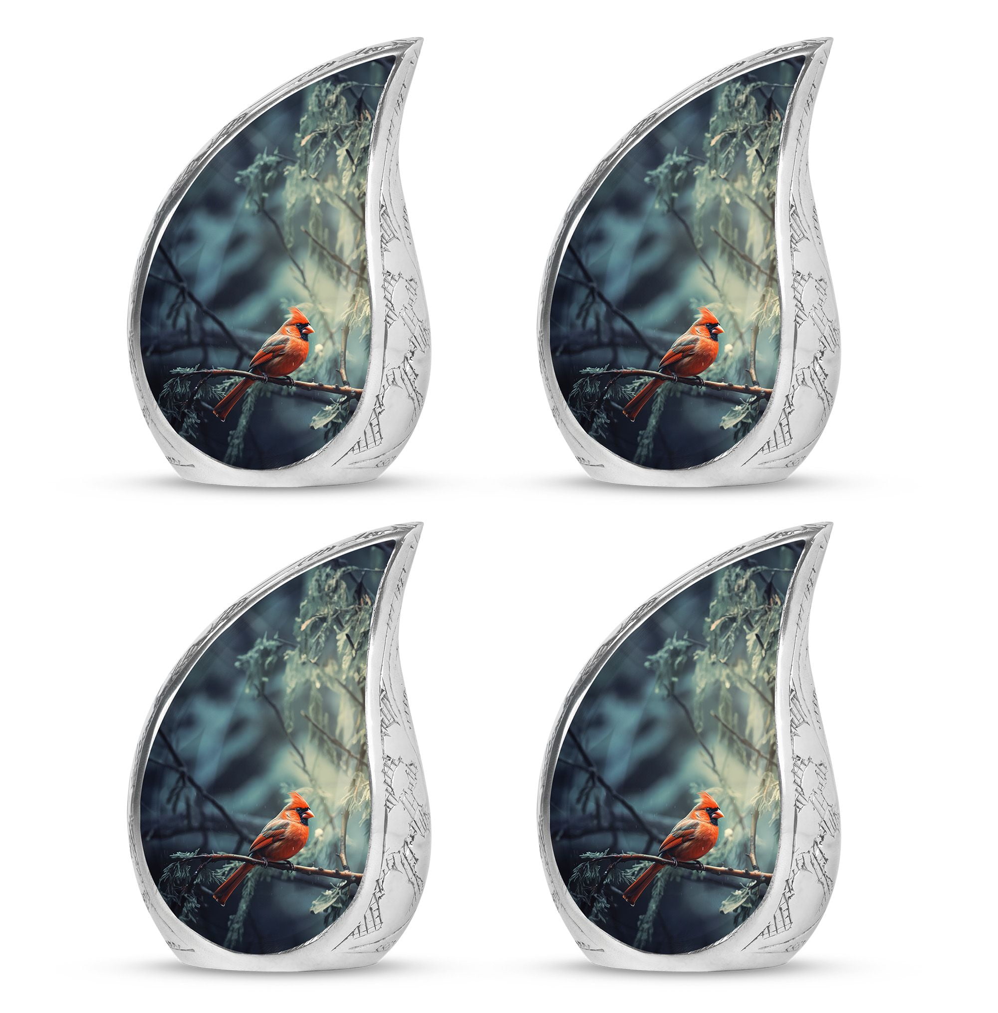 PARHUS Cardinal Bird Sitting - Cremation Urns for Burial - Urns for ...
