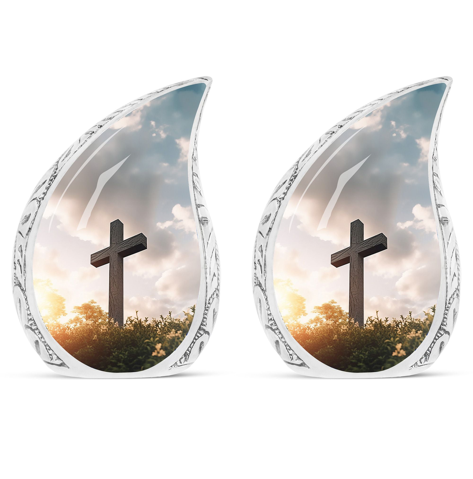 PARHUS Christ Garden Tree Small Urns for Human Ashes Keepsake, Urn for ...