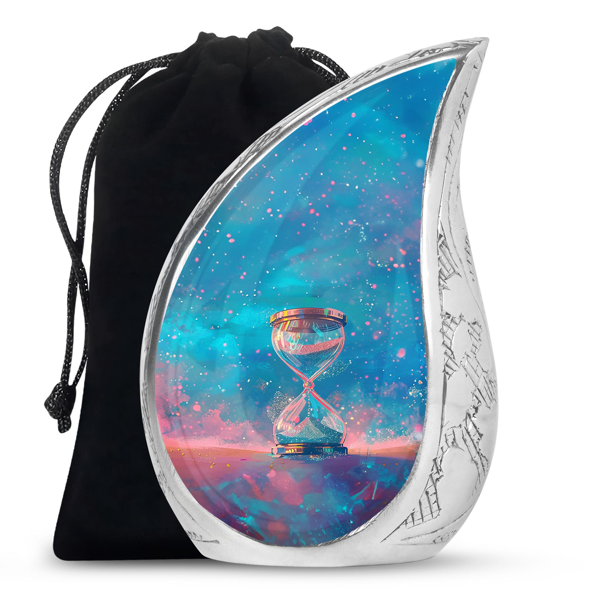 PARHUS Cosmic Hourglass Urns for Ashes, Large Urn for Ashes Adult Male ...