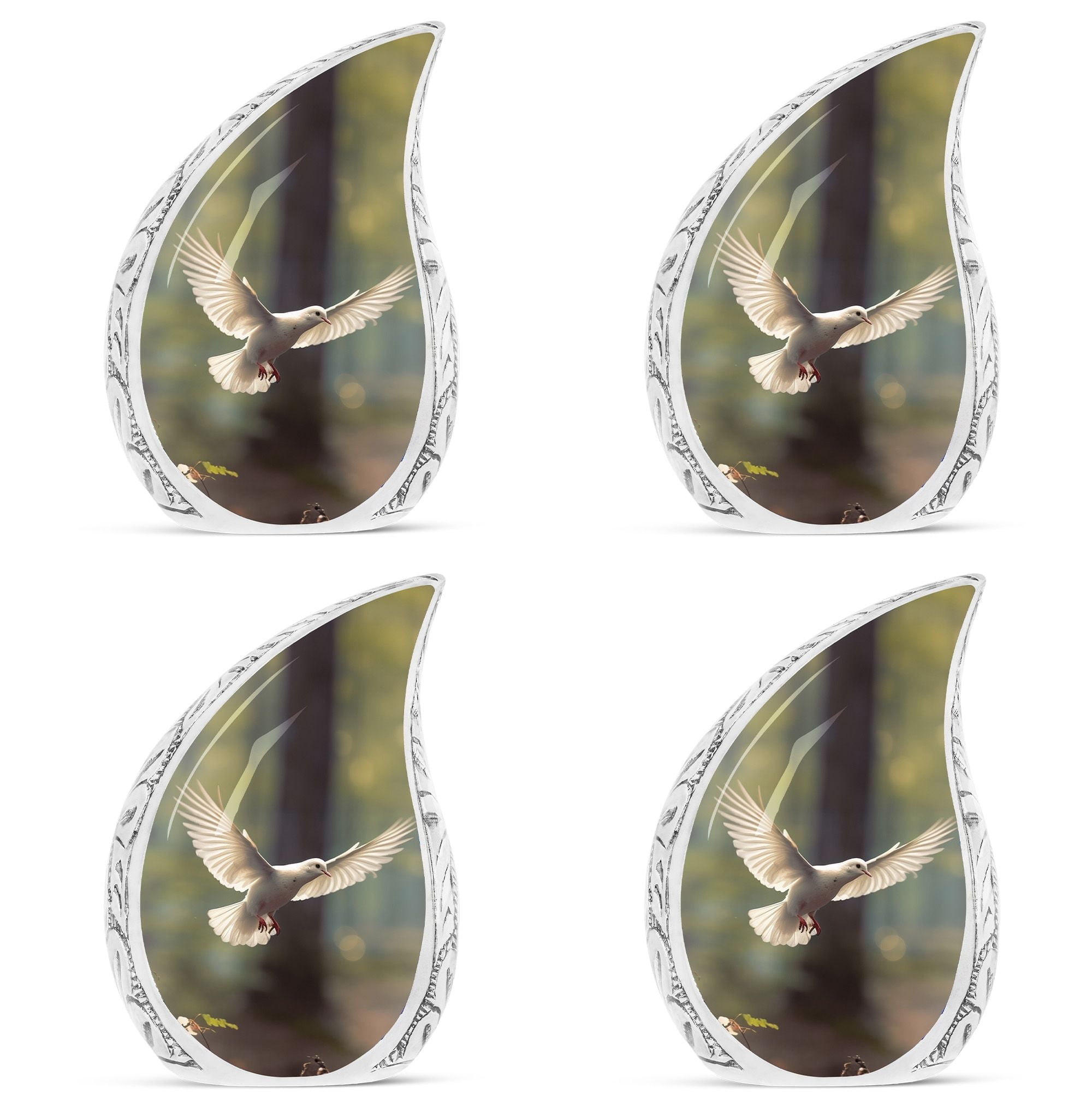 PARHUS Dove Bird Urn, Small Urn for Ashes for Women, Keepsake Urns for ...