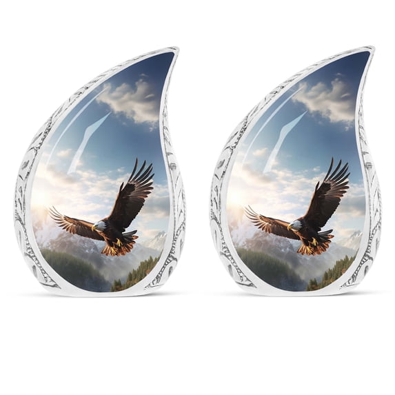 PARHUS Eagle Flying Urn For Ashes Adult Male, Teardrop Urn, Decorative ...