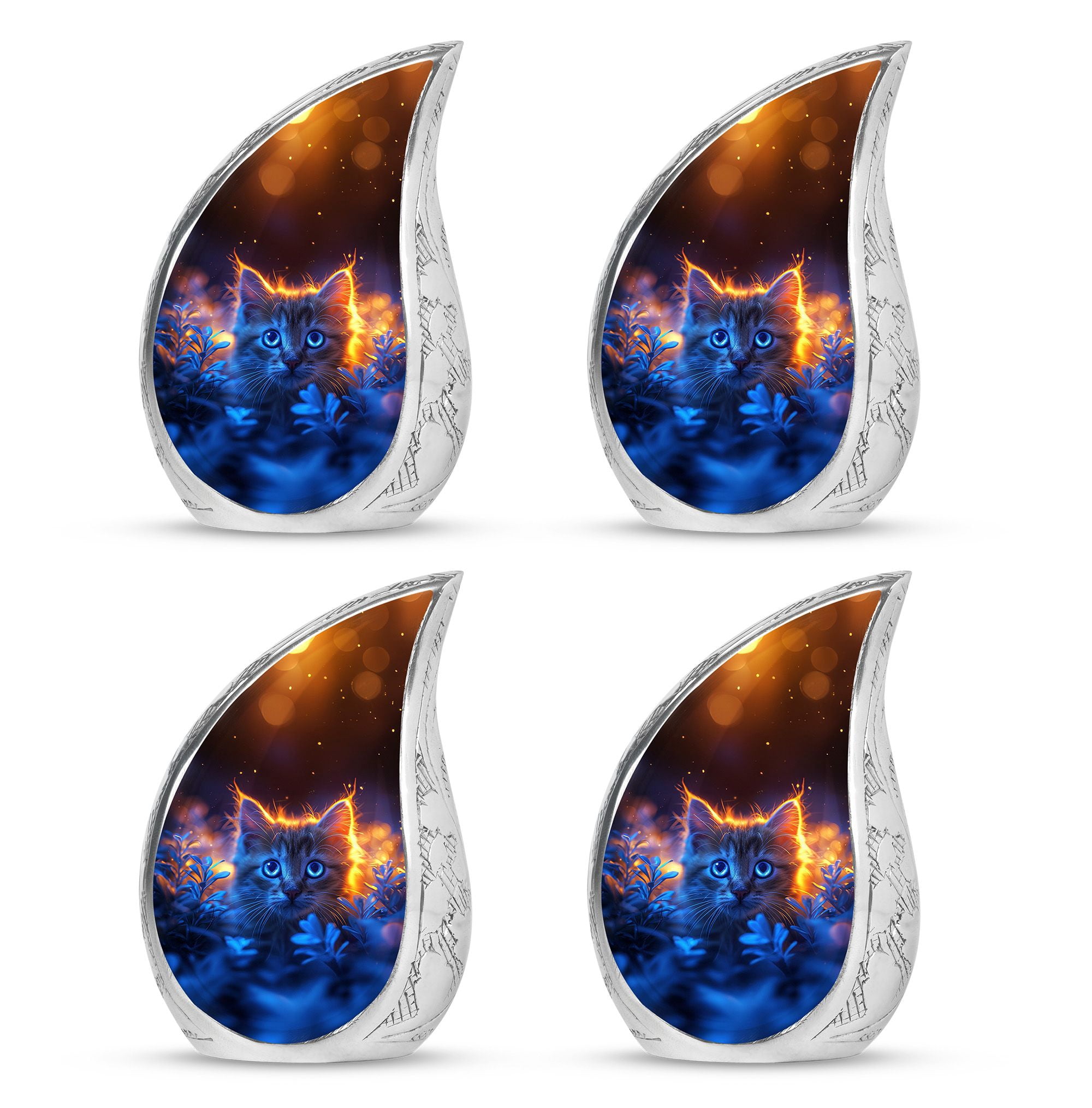 PARHUS Ember Eyed Feline of The Enchanted Forest - Cremation Urn for ...