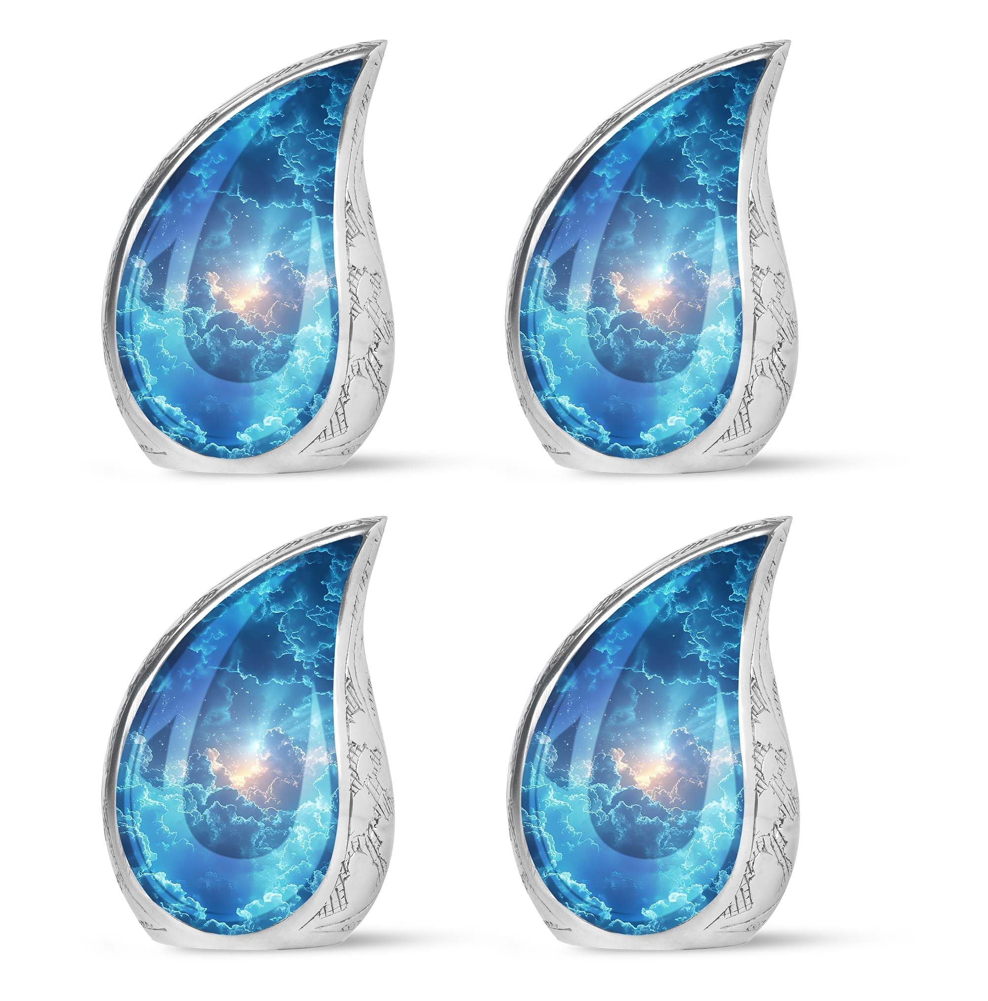 PARHUS Ethereal Sky Radiance - Mini Cremation Urns Ashes - Small Urns ...