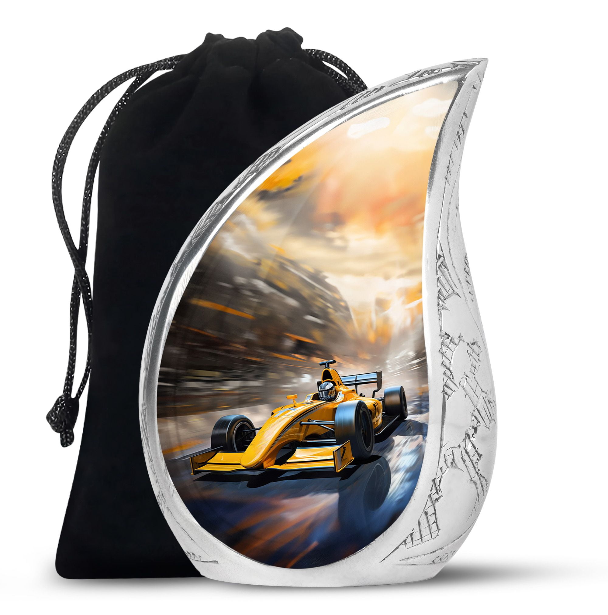 PARHUS Formula Racing Car Cremation Urn, Large Urns for Human Ashes ...