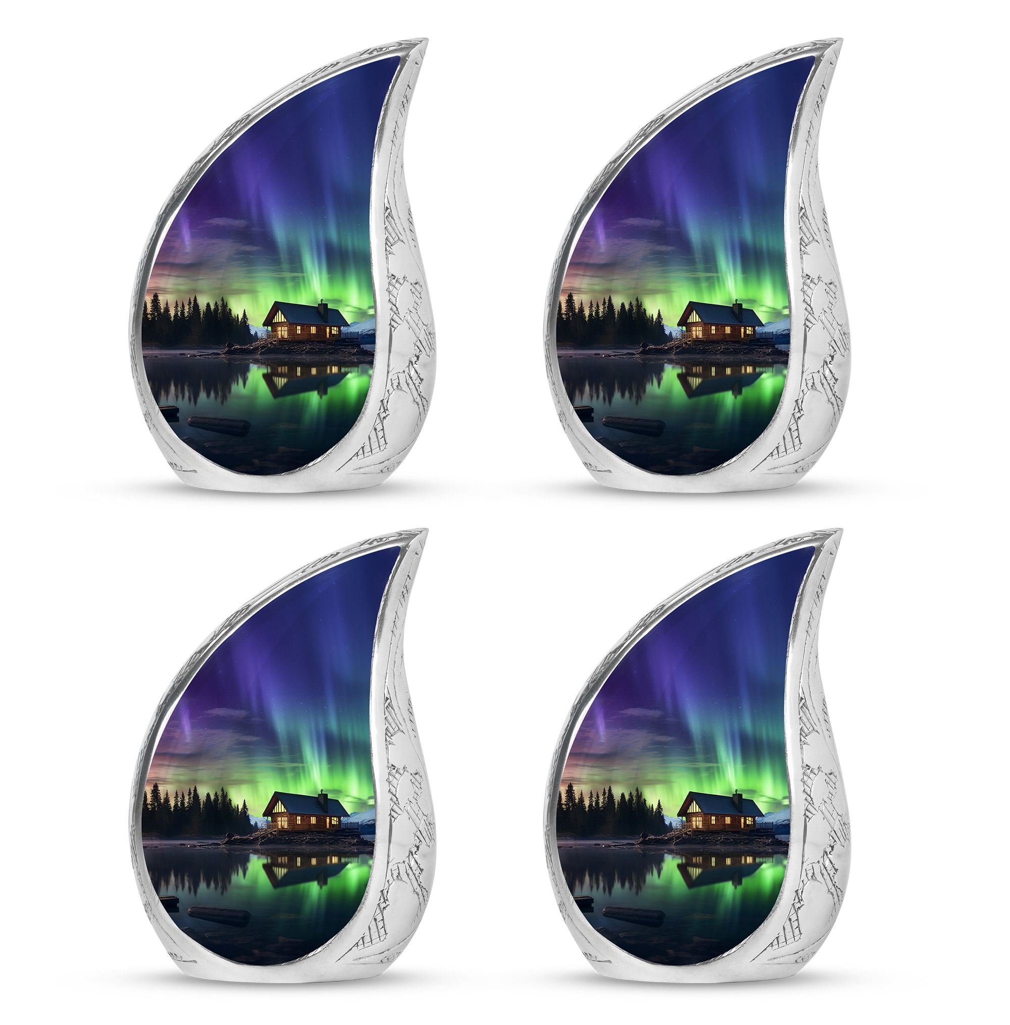 PARHUS Lakeside Aurora Nature Night Light - Small Urns For Cremation ...