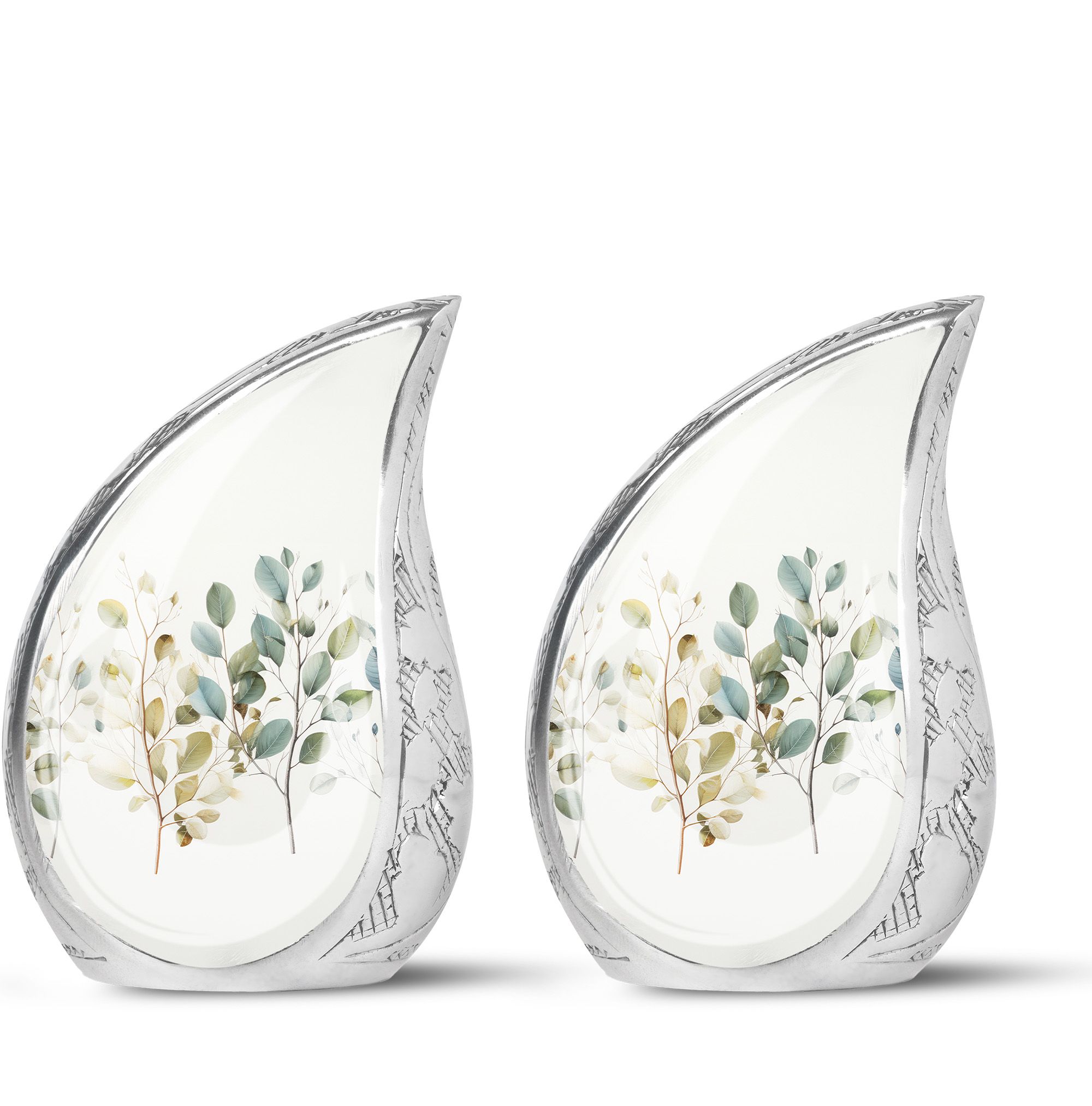 PARHUS Leaf Teardrop Urn, Cremation Urn for Ashes, Urn for Human Ashes ...