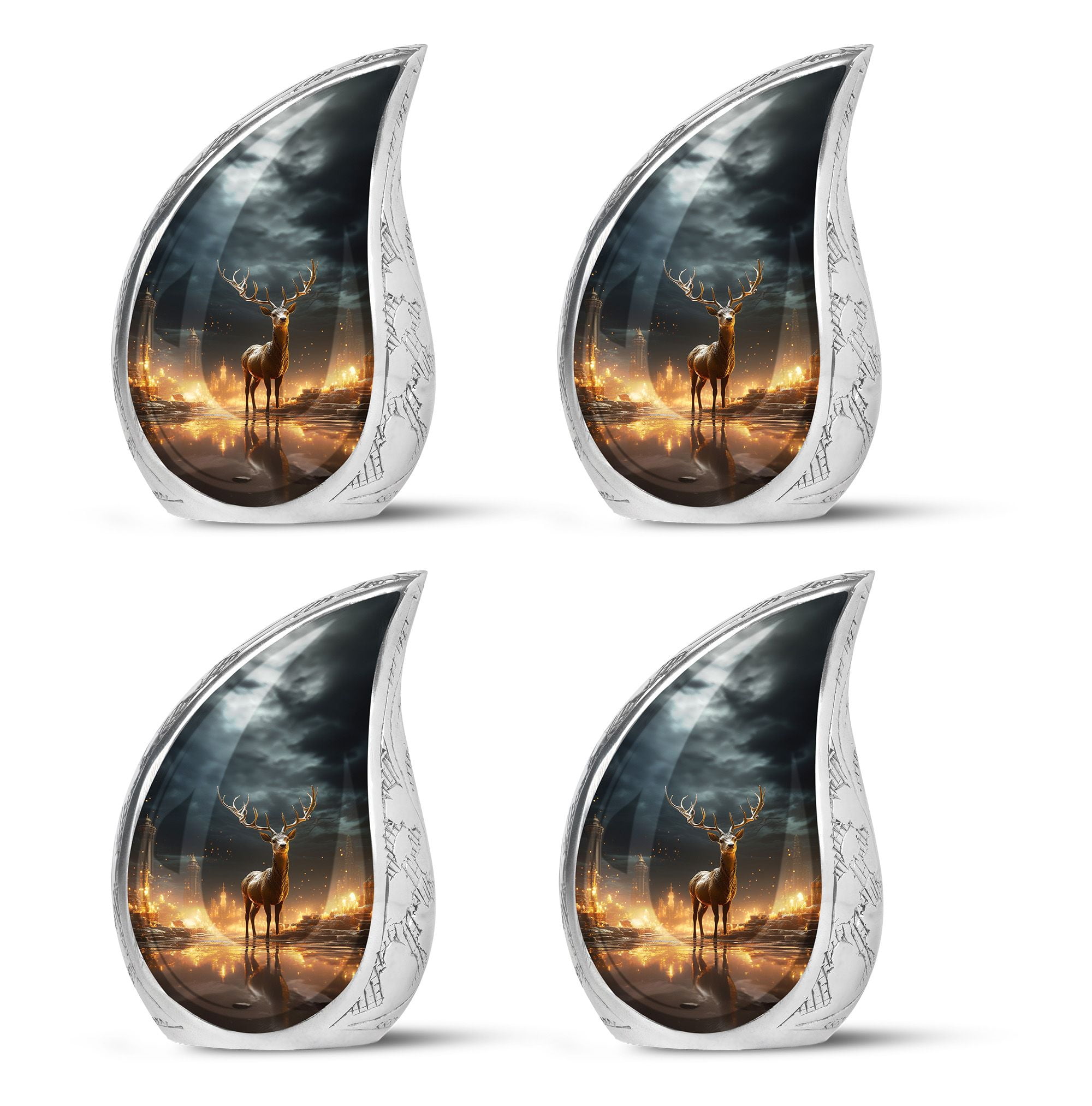 PARHUS Magical Dear in Magical World - Cremation Keepsakes Urn - Small ...
