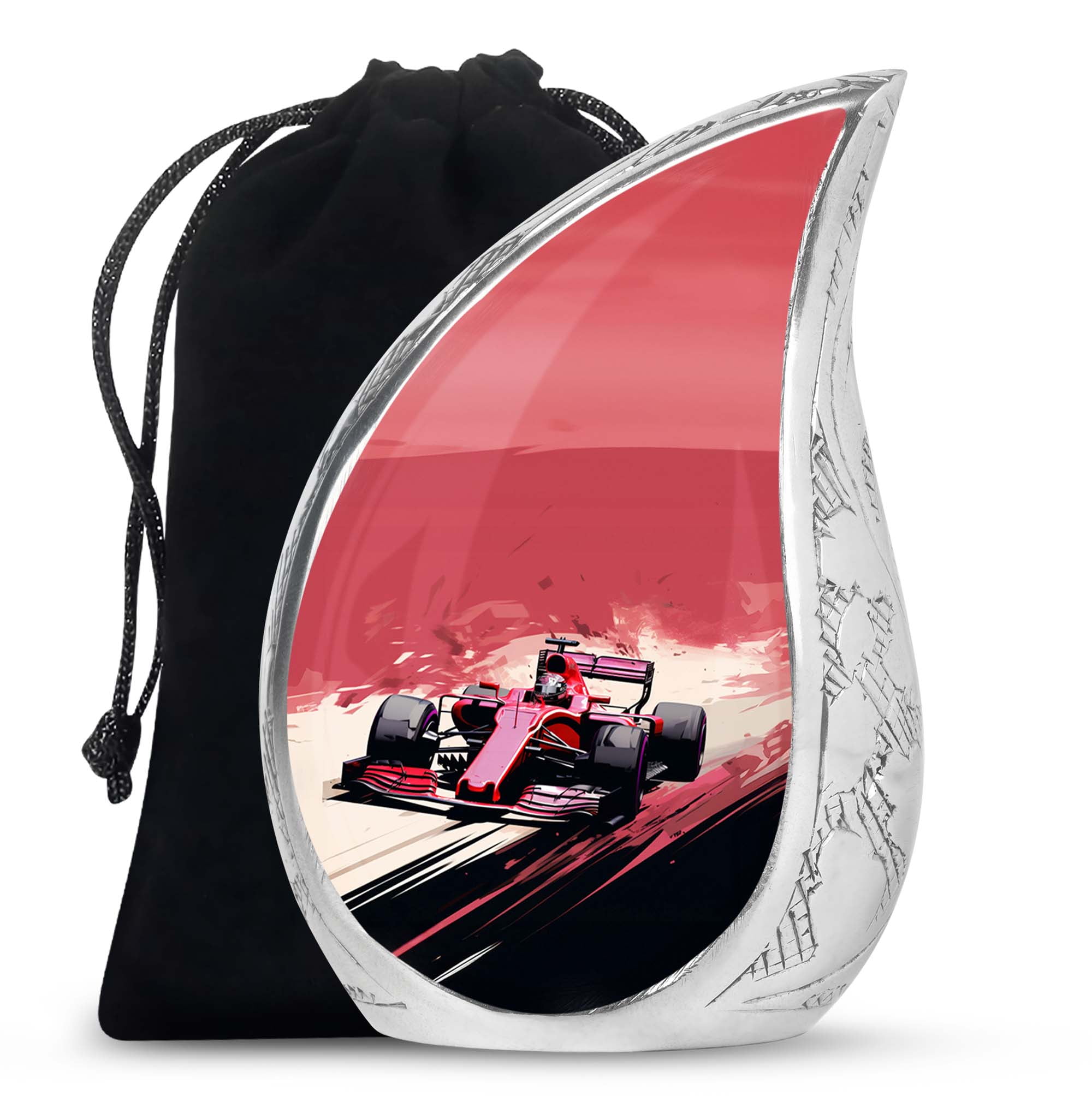PARHUS Racing Car Memorial Urn, Teardrop Urn, Cremation Urns for Women ...
