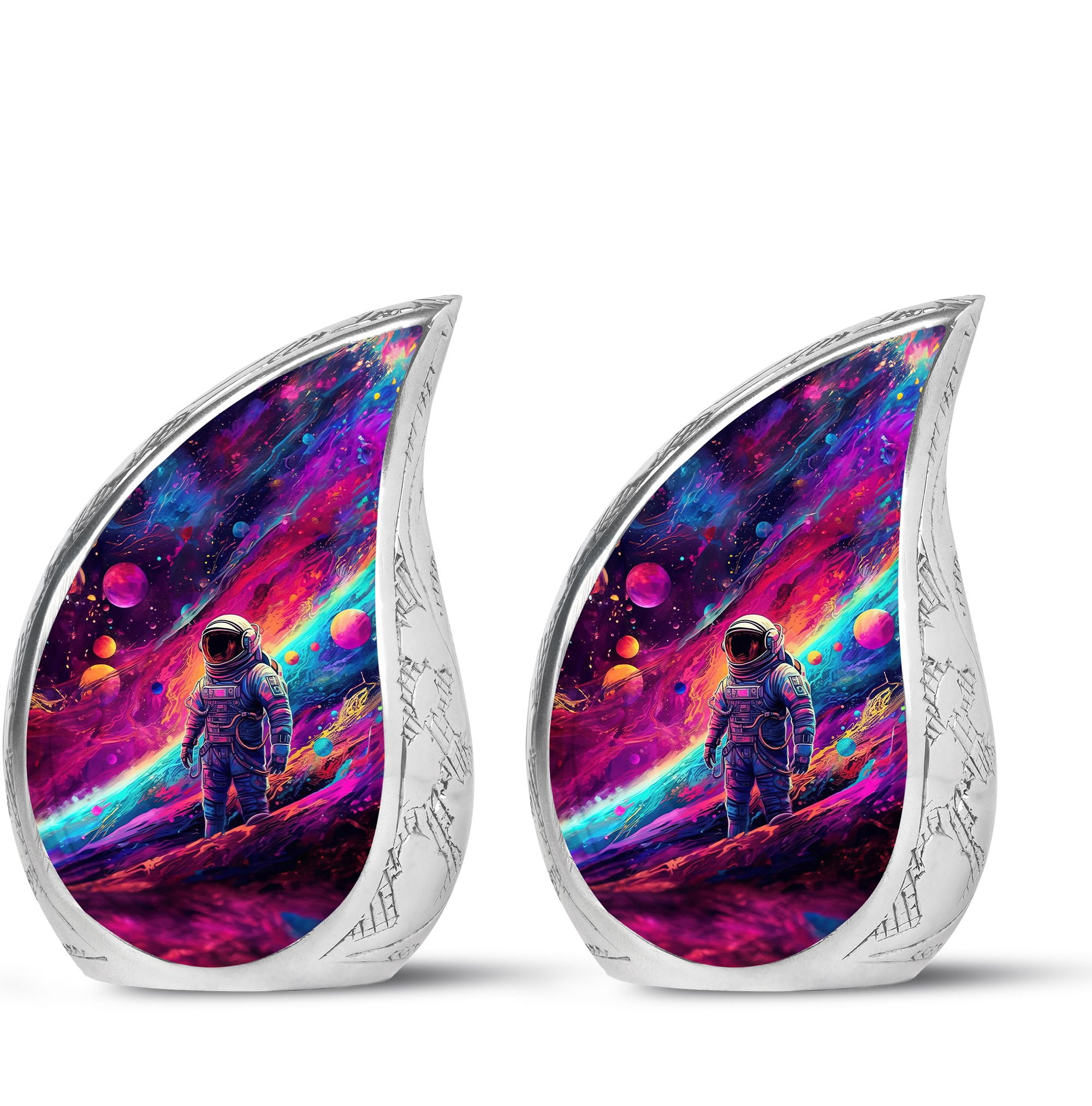 PARHUS Space Flow Mini Teardrop Urn, Tiny Urns for Ashes, Urns for ...