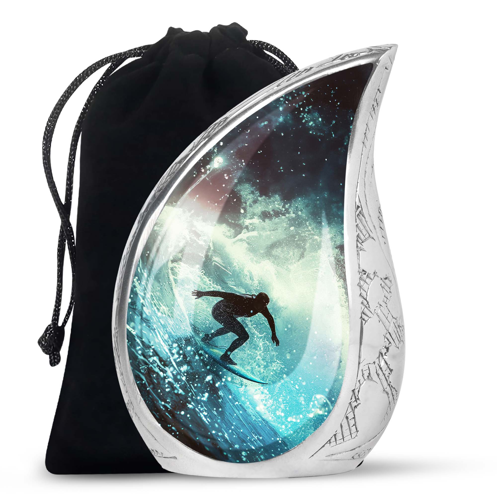 PARHUS Stellar Surf Expedition Memorial Urn, Cremation Urns for Women ...