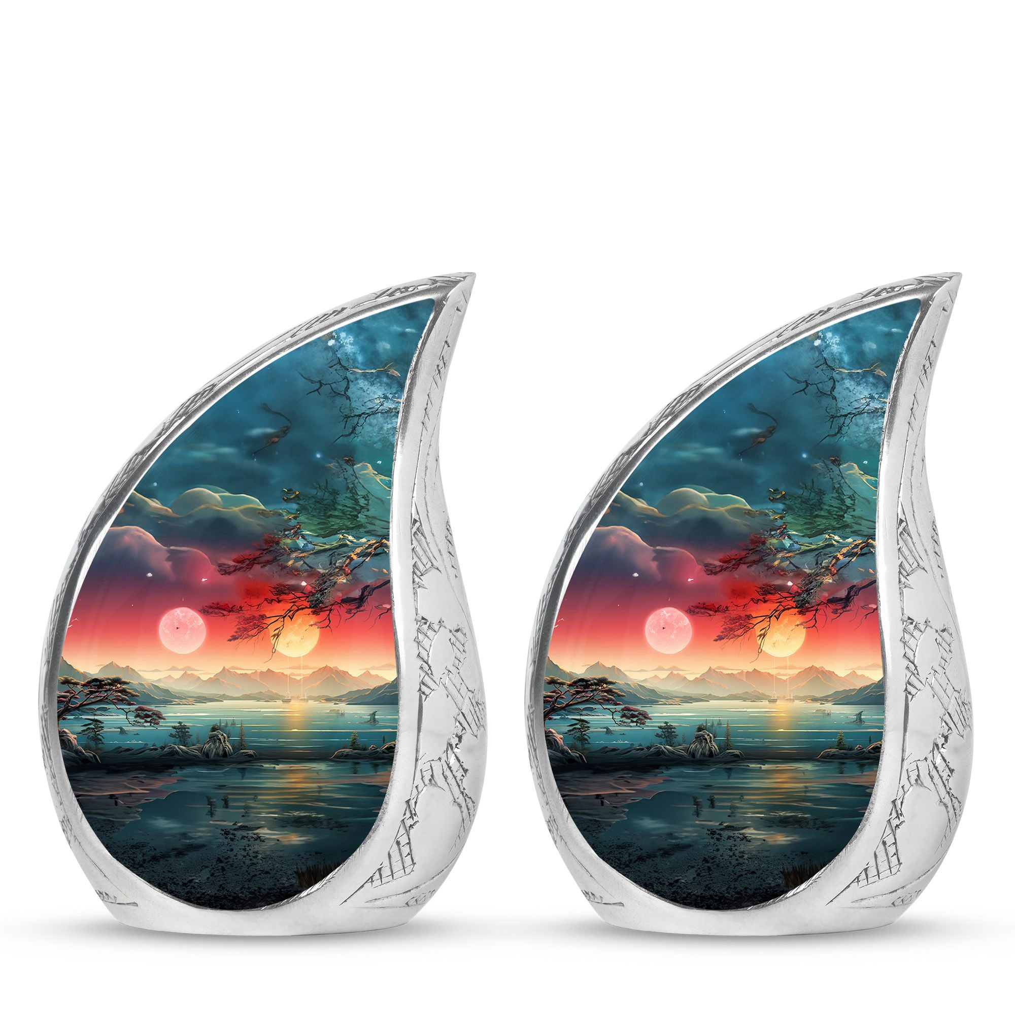 PARHUS Sunset Majesty Over Grand Canyon - Teardrop Cremation Keepsakes ...