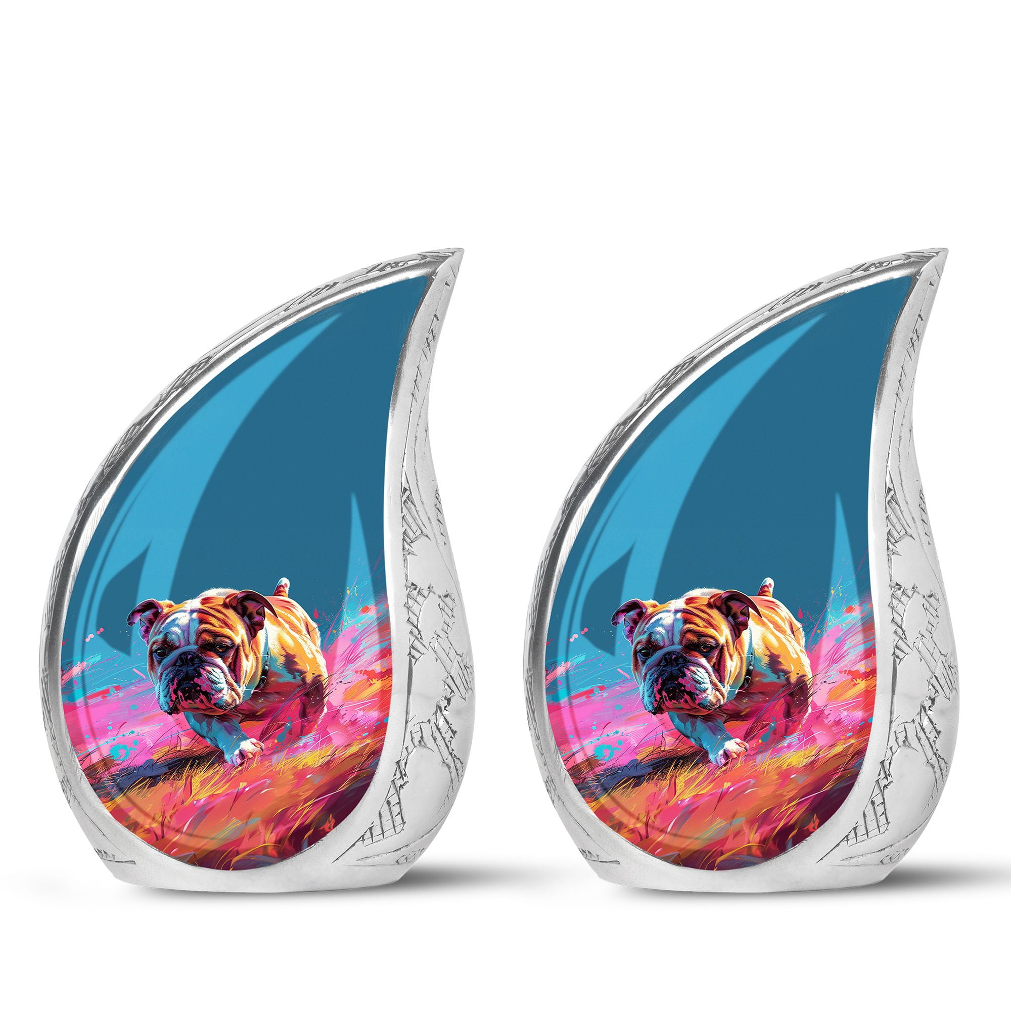 PARHUS Teardrop Ember Vivid Dash Urn for Ashes for Women Small ...