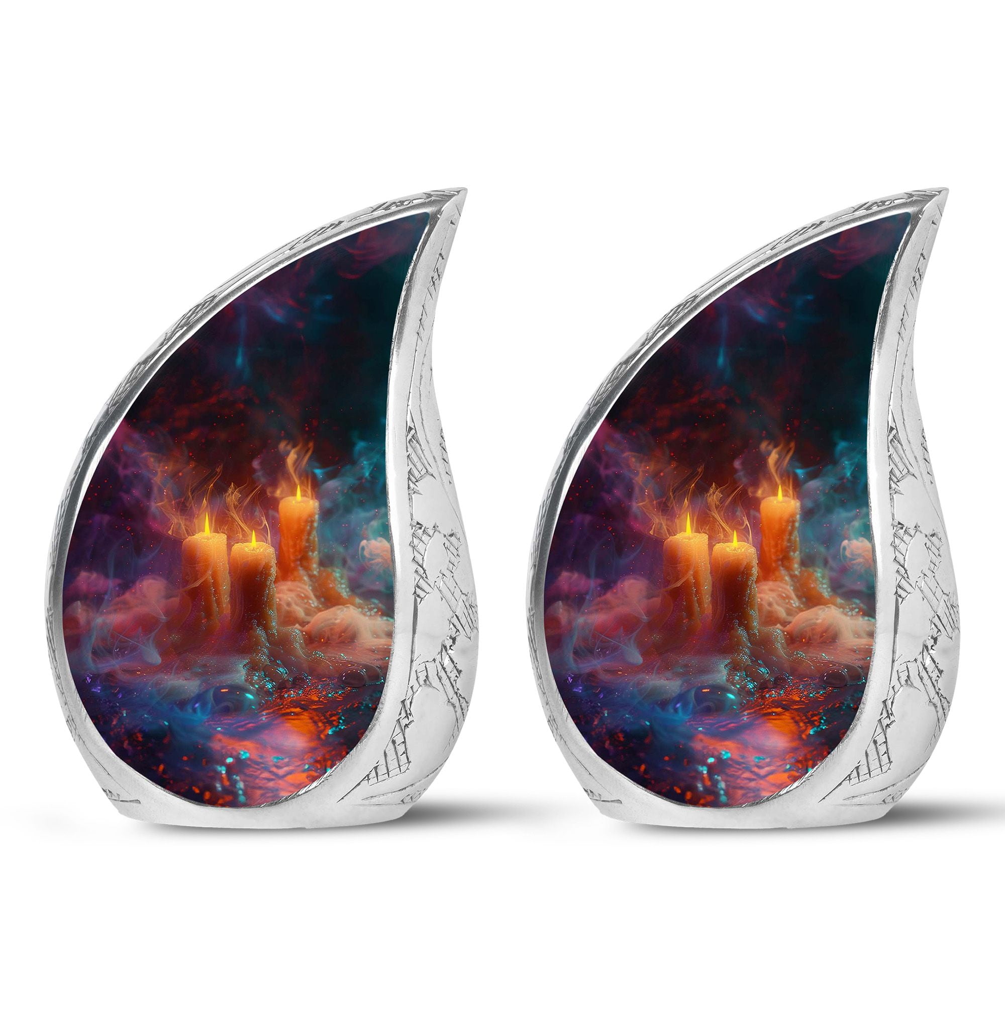 PARHUS Teardrop Mystic Vapor Cremation Urn Human Ashes - Urns for Human ...