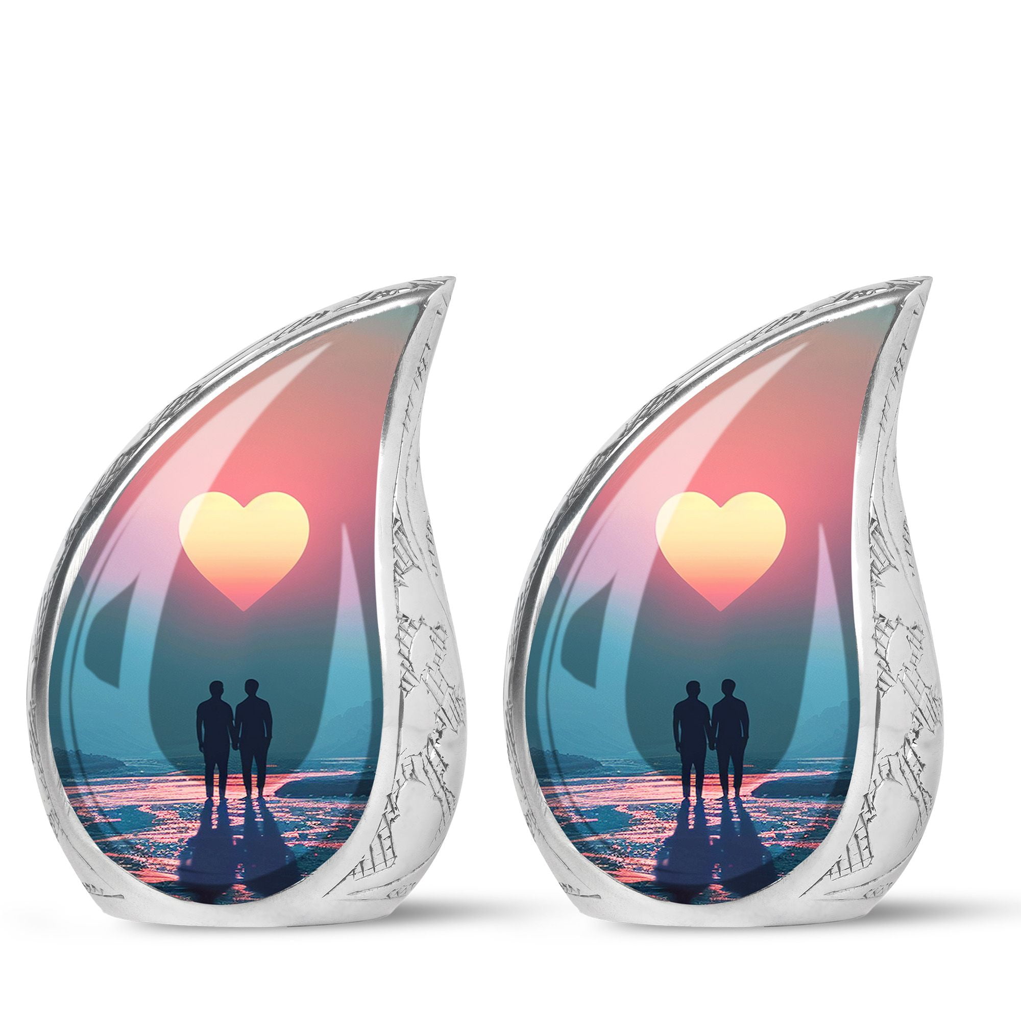 PARHUS Twilight Romance - Mini Urn for Ashes - Small Urns for Human ...