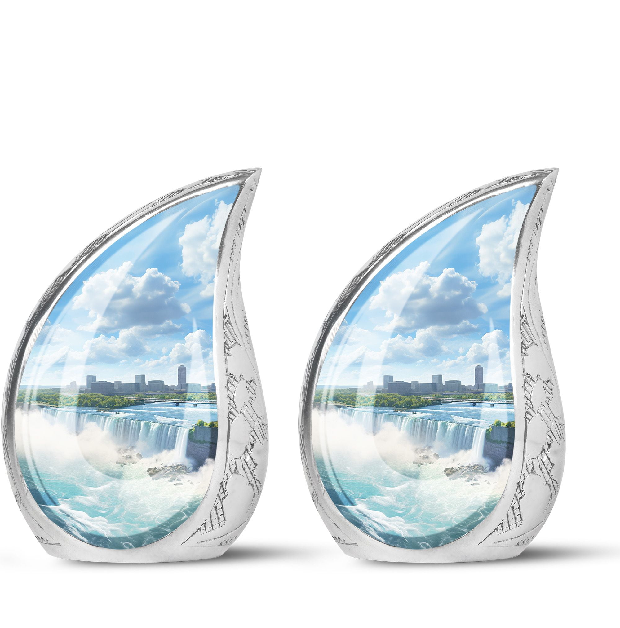 PARHUS Waterfall Urn for Ashes Adult Male, Small Urns for Human Ashes ...