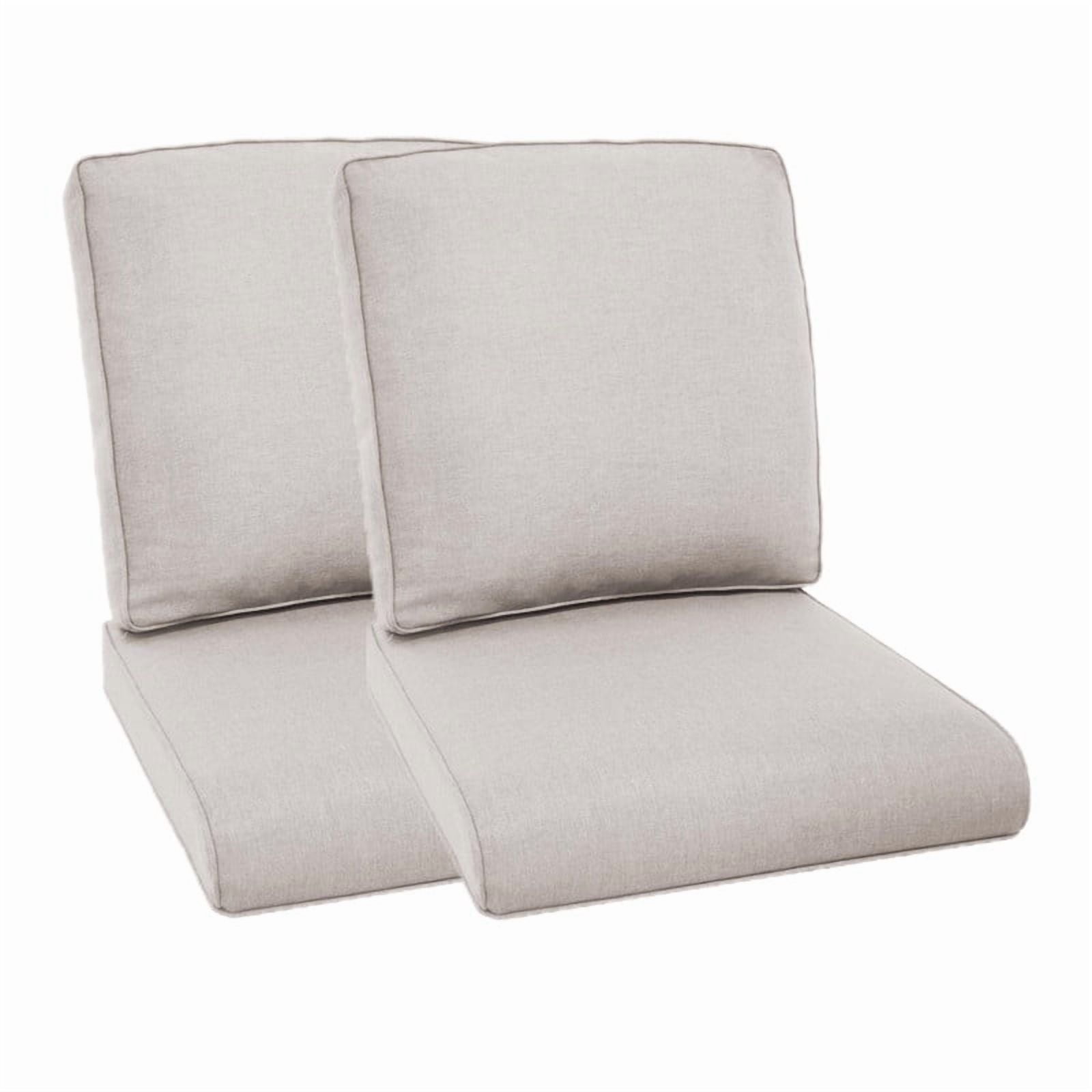 PARKWELL Outdoor 24" x 22" 4 Piece Deep Seat Cushion Set, Water ...