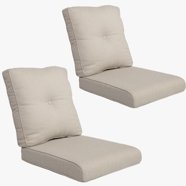 2 Pack Green Water-resistant Covers 20"x18"x4" for Outdoor Deep Seat ...