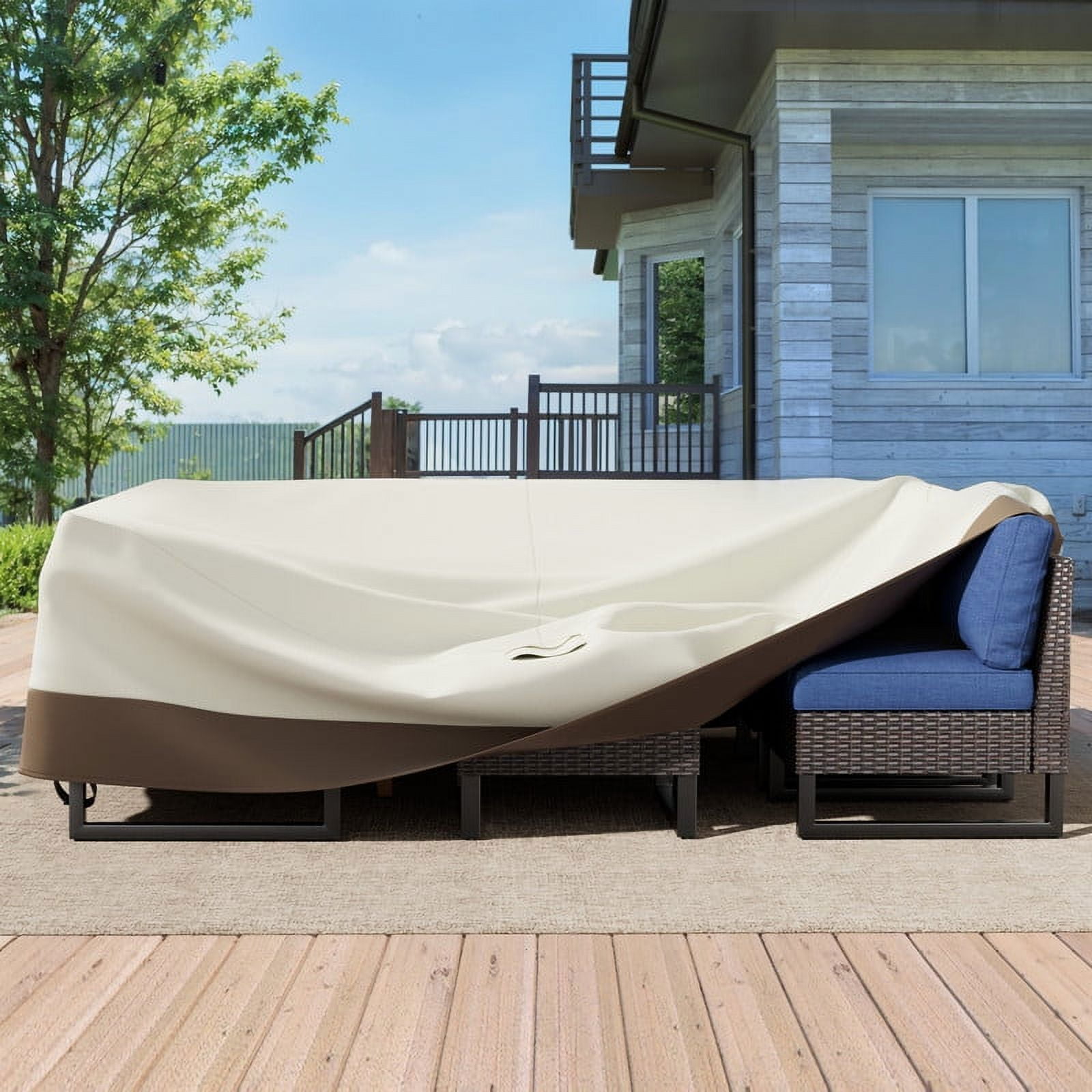 PARKWELL Patio Furniture Covers Waterproof,Outdoor Furniture Cover,Outside Table and Chair ...