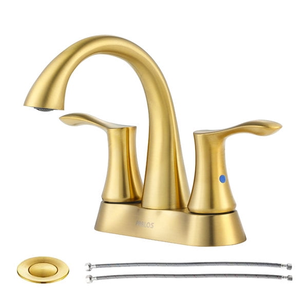 PARLOS Centerset 2-Handle Bathroom Faucet with Drain Assembly - Walmart.com