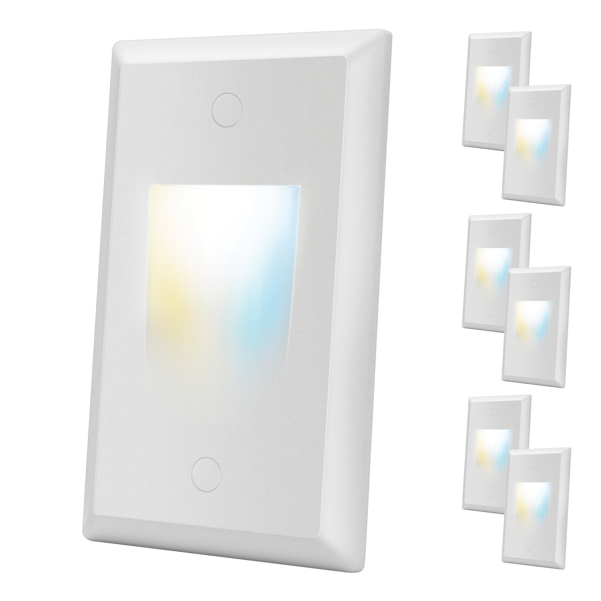 PARMIDA (6 Pack) 120V Dimmable LED Step Lights Indoor & Outdoor, 3 ...