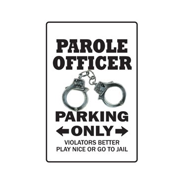 SignMission 8 x 12 in. Police Decal - Parking Officer Cop Cops Law ...