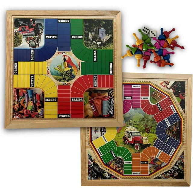 PARQUES MAGNETICO Colombiano - Doble Cara - de 4 a 6 jugadores ...