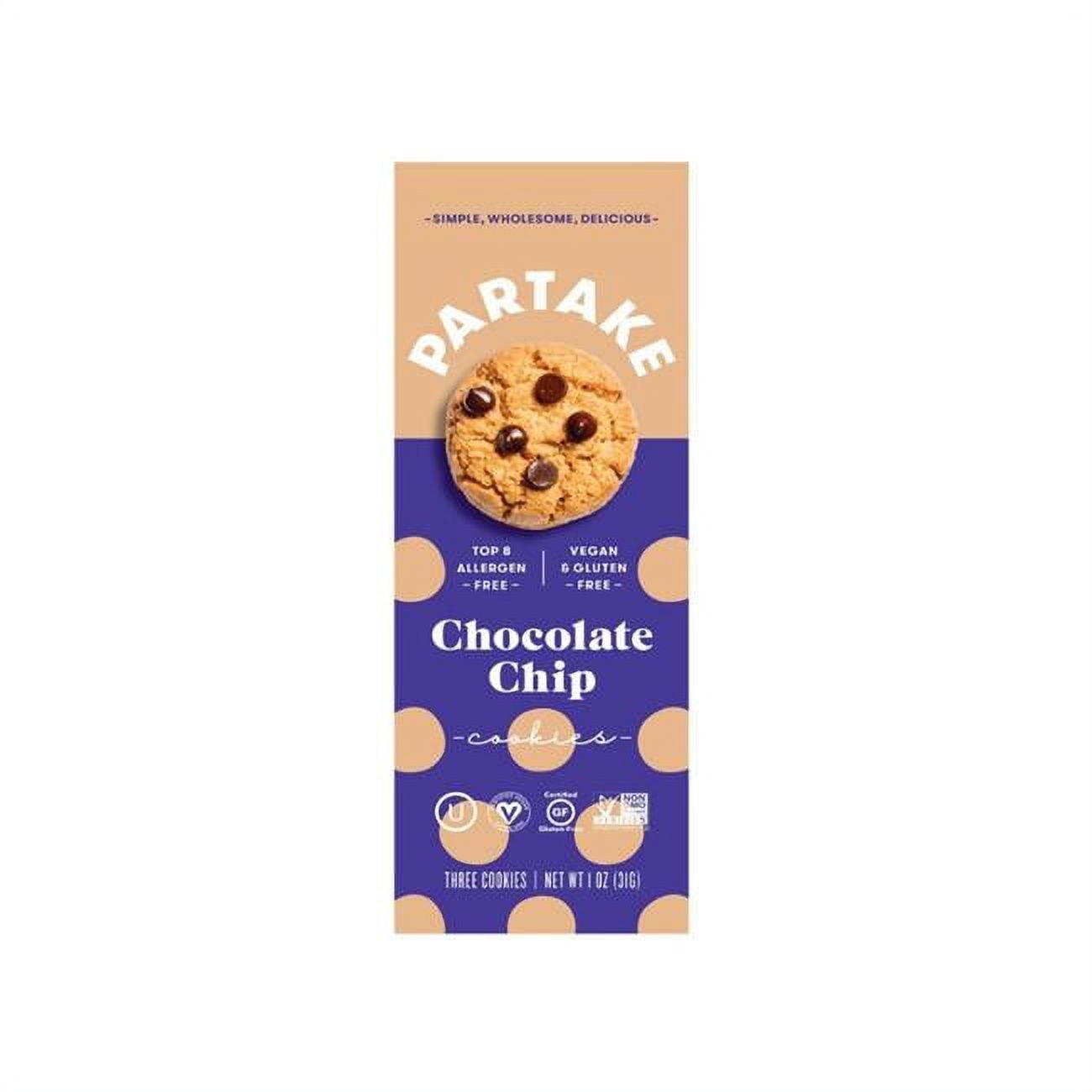 PARTAKE CRUNCHY CHOCOLATE CHIP COOKIES 1.9 OZ - Walmart.com