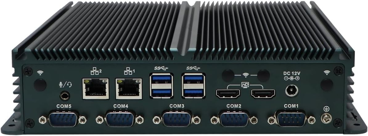 PARTAKER Fanless Industrial Computer, Mini PC, IPC, Intel N100, I8, TPM ...