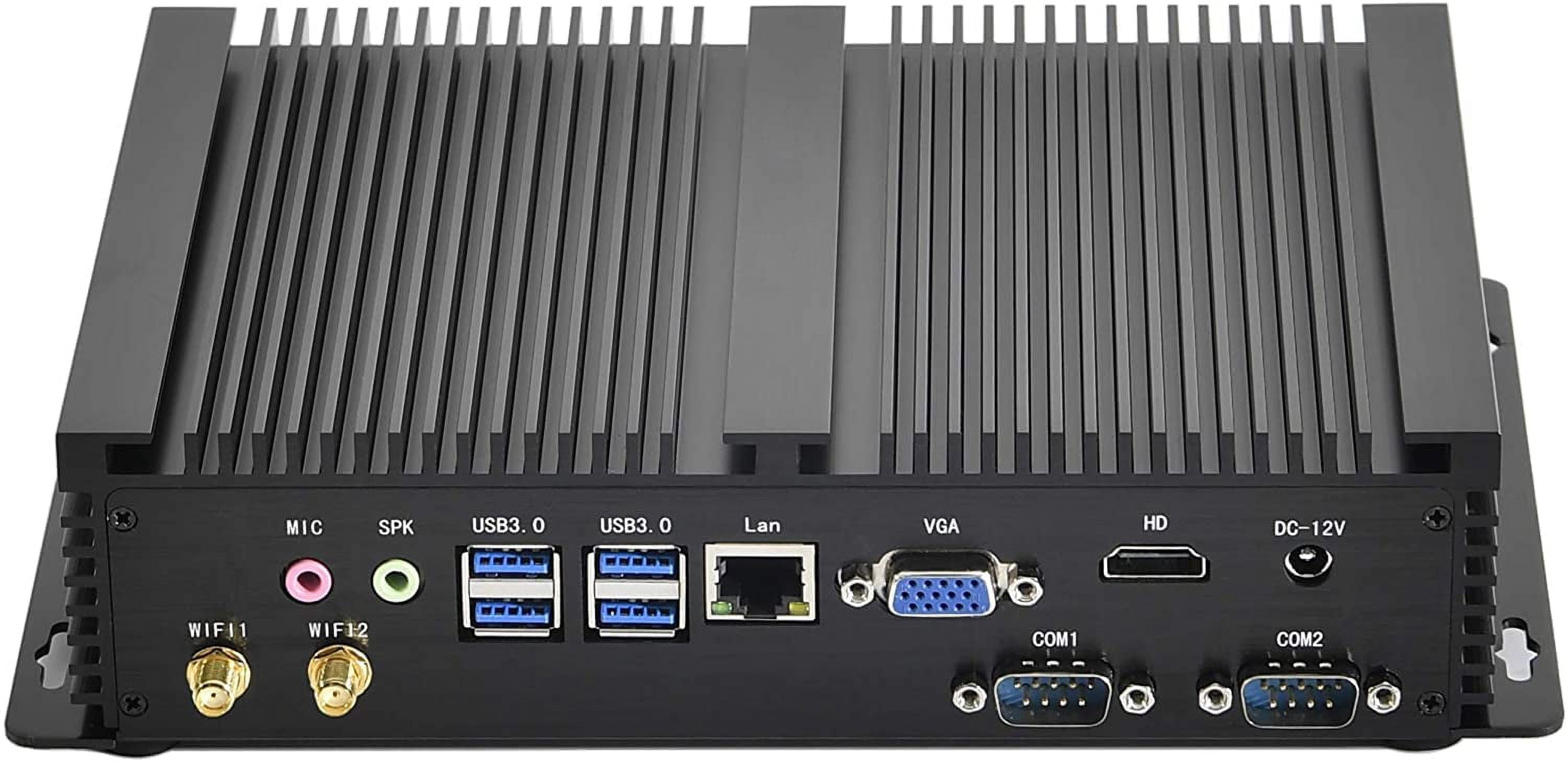 PARTAKER Mini PC, Fanless Industrial PC, Intel Core i3 6157U Dual Core ...