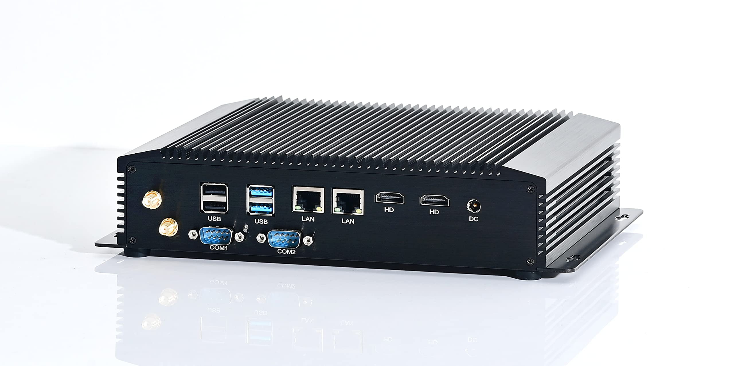 PARTAKER Powerful Mini PC, Industrial PC with Intel Quad Core CPU i7 ...