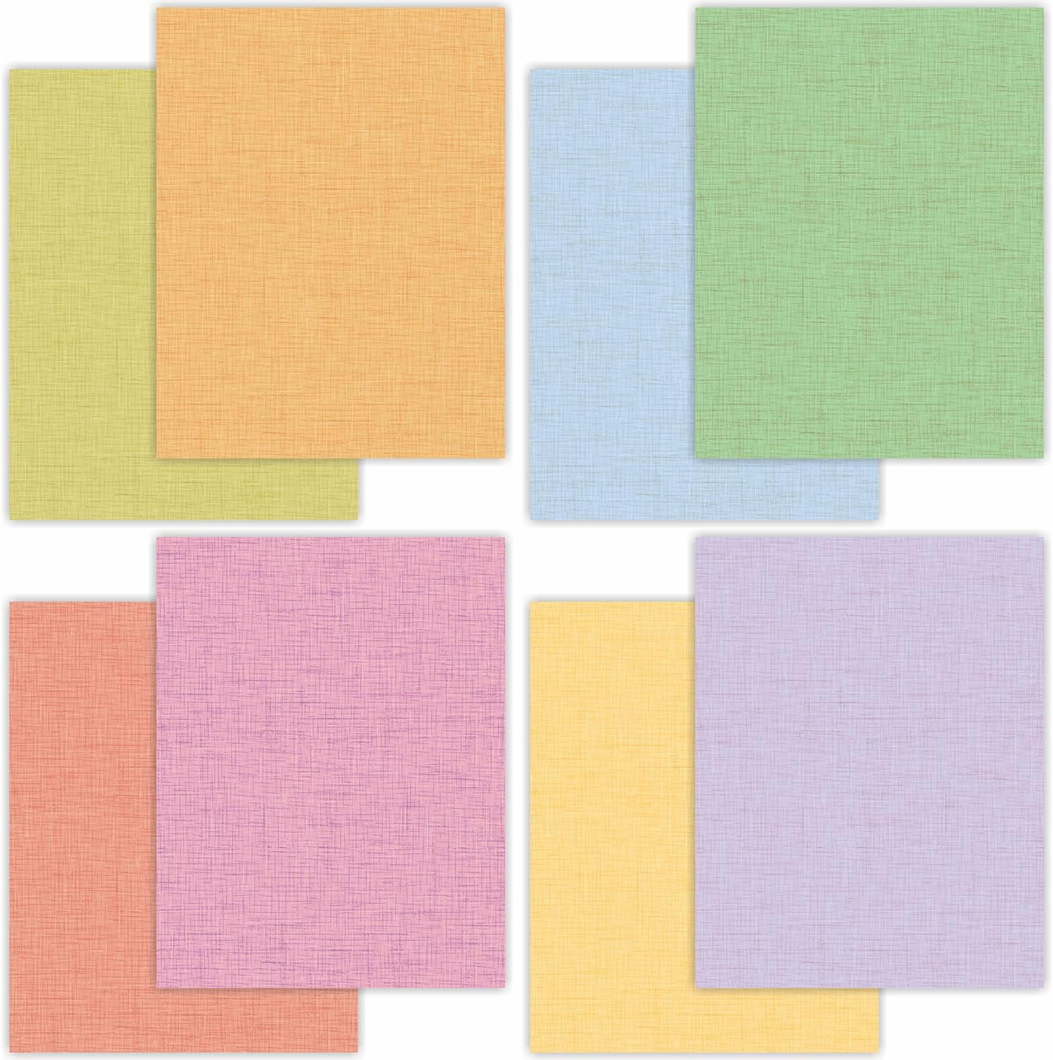 PARTH IMPEX 56 Sheets Colored Card Stock Printer Paper 8.5x11 - Letter ...