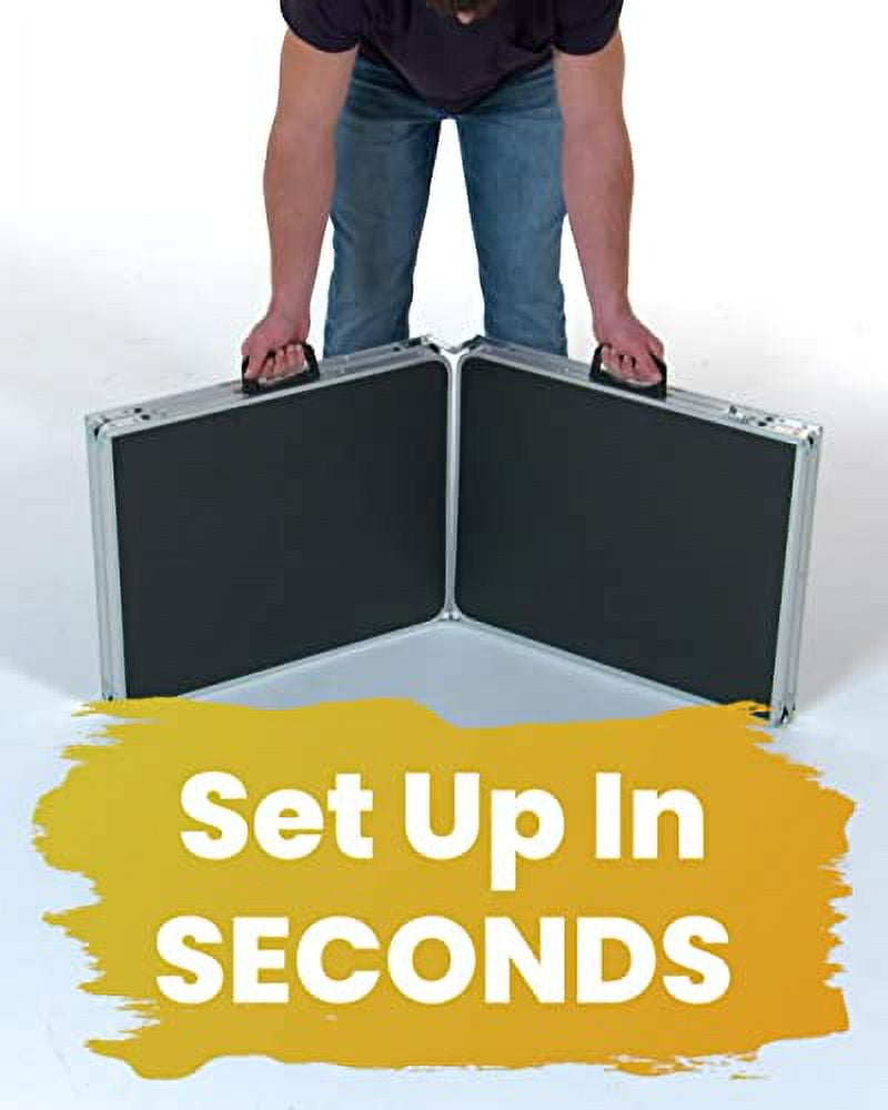 PartyPong 8-Foot Folding Pong Table w/Cup Holes & Pong Balls - Walmart.com