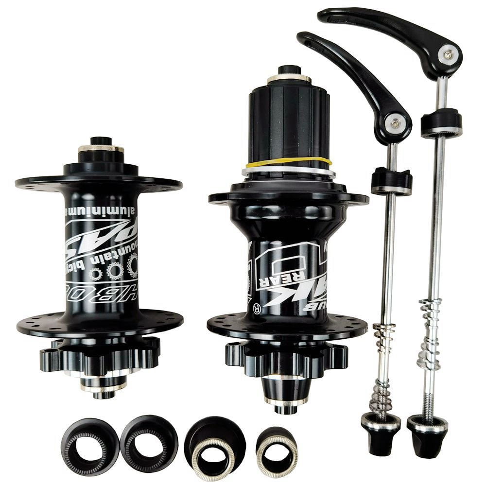 PASAK MTB Bike Hub 6 Paws 4 Bearings Quick Release Thru Axle 32 holes 8 ...
