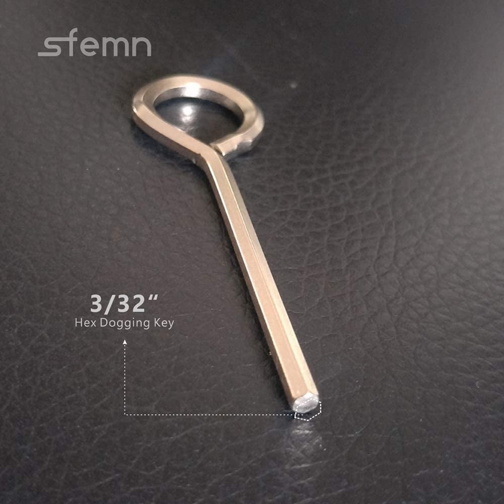 PASEJDO-3/32” Hex Key Dogging Key Allen Key with Full Loop, Allen ...