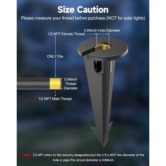 Path Light Replacement Stakes