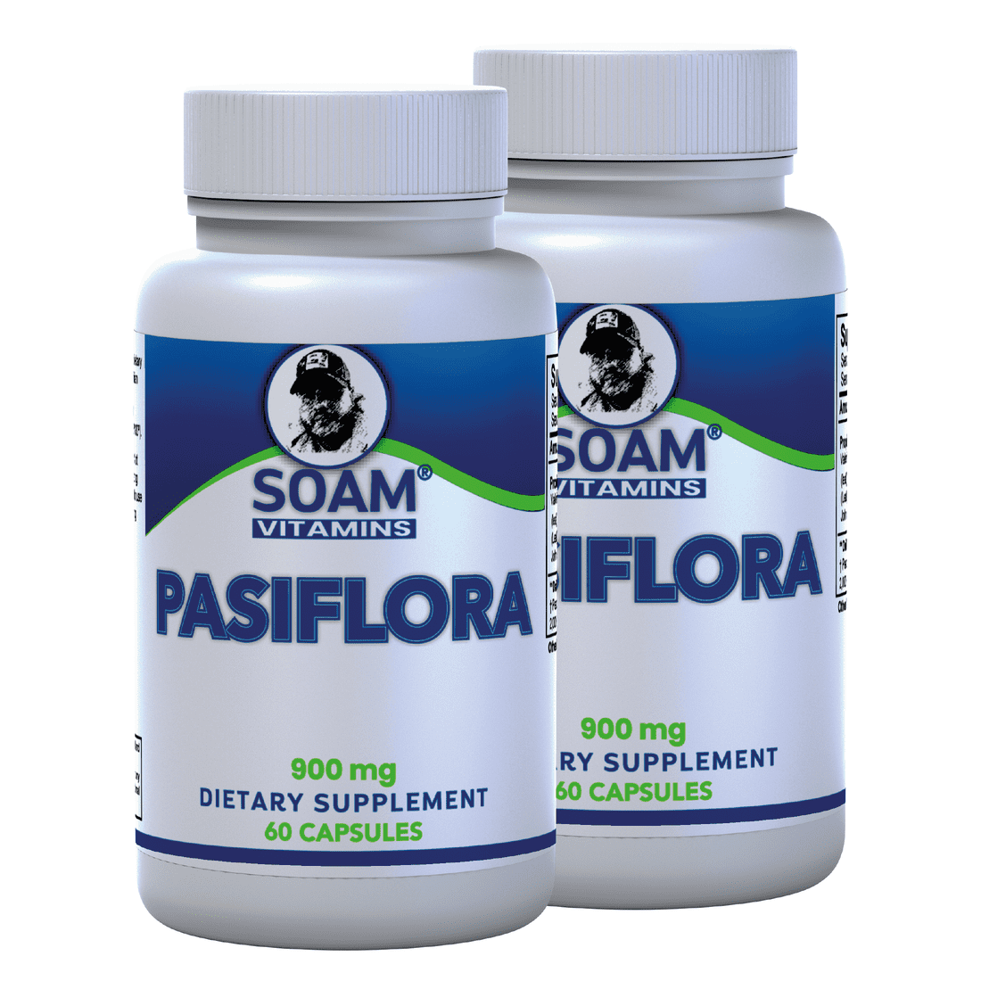 PASIFLORA 1800 mg - Passion Flower - White Willow Bark - St John's Wort ...