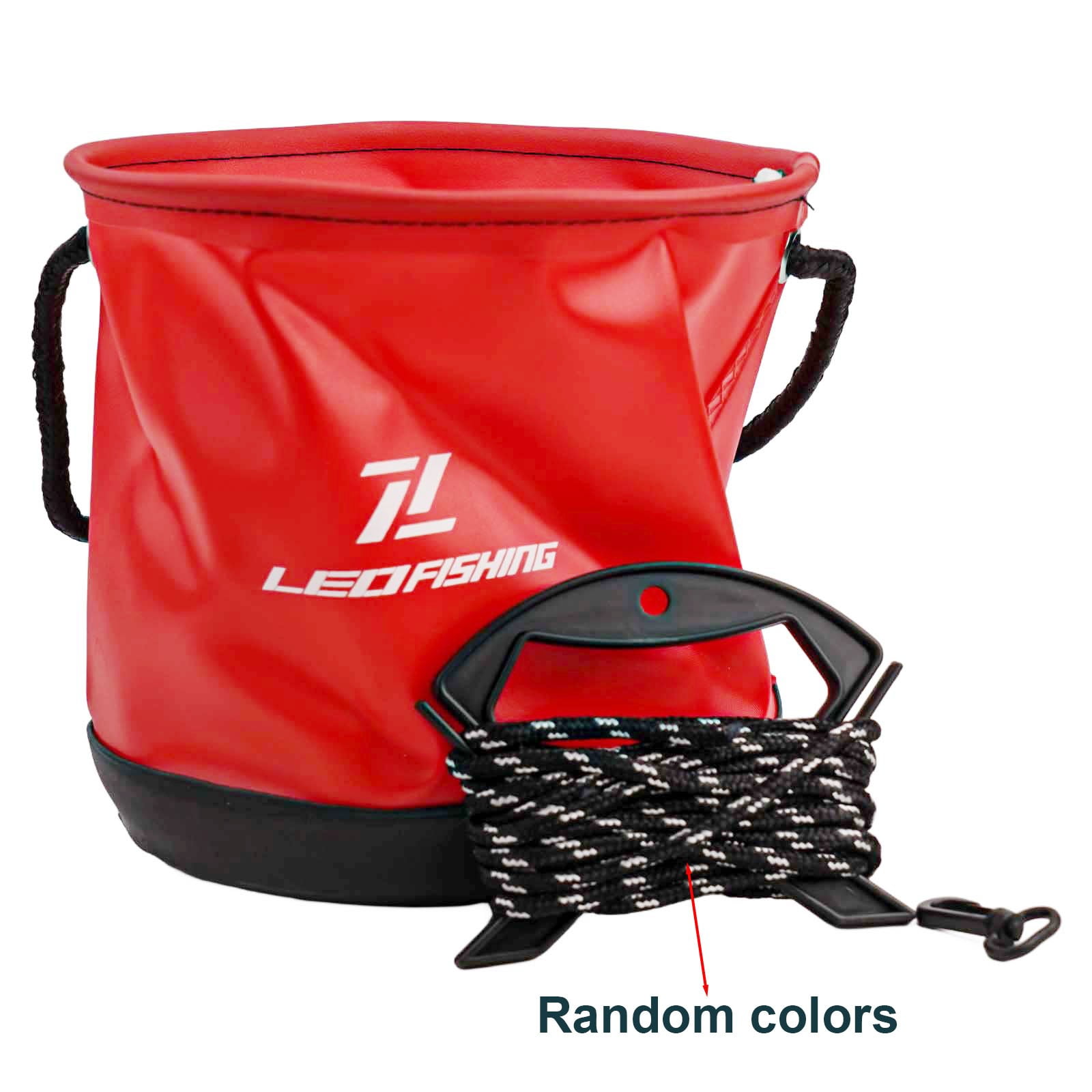 PASILI 1 Pcs Eva Round Bucket Fishing Rope Pulling Bucket Portable ...