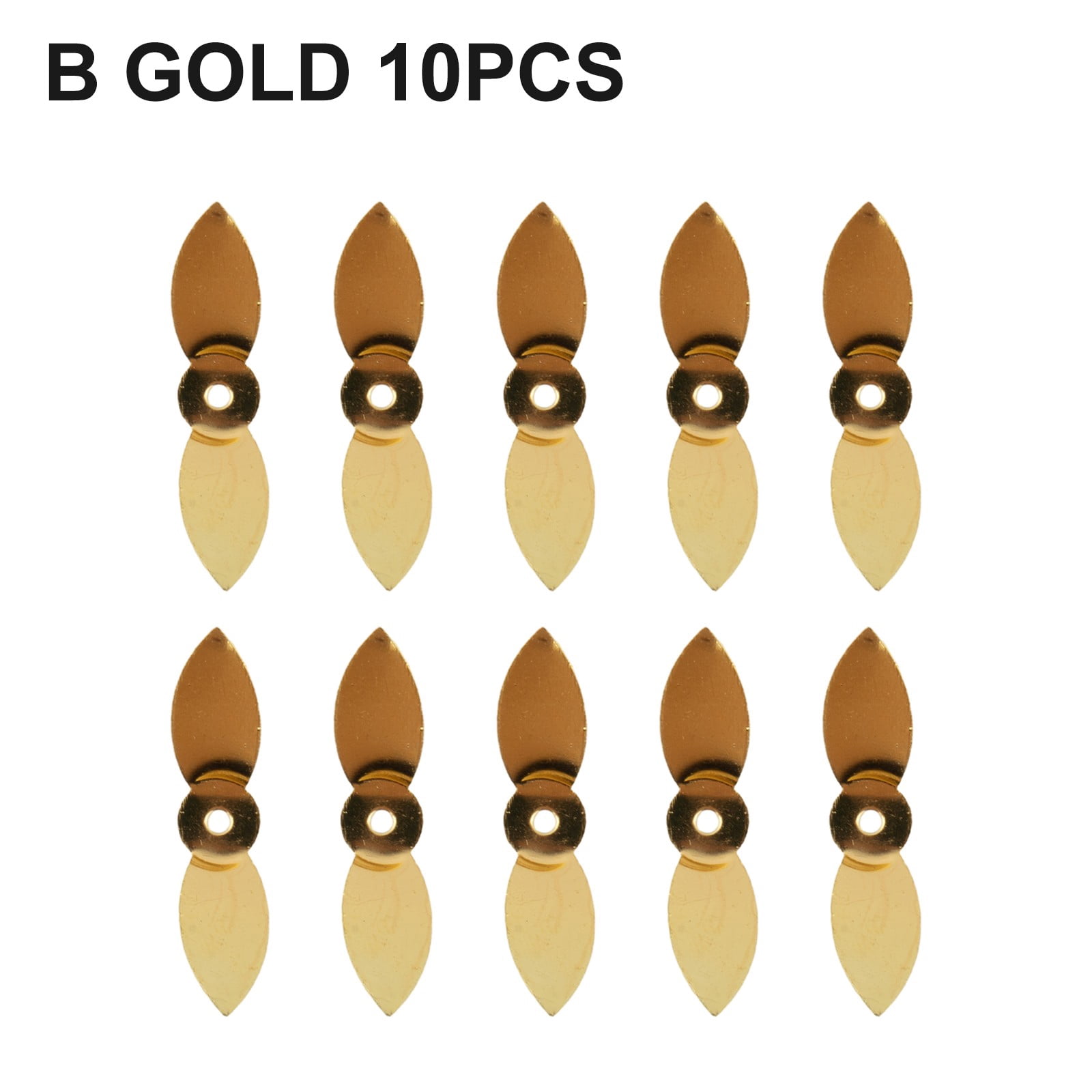 PASILI 10-Pack Fishing Prop Blades Propeller Spinner Blades Stainless ...