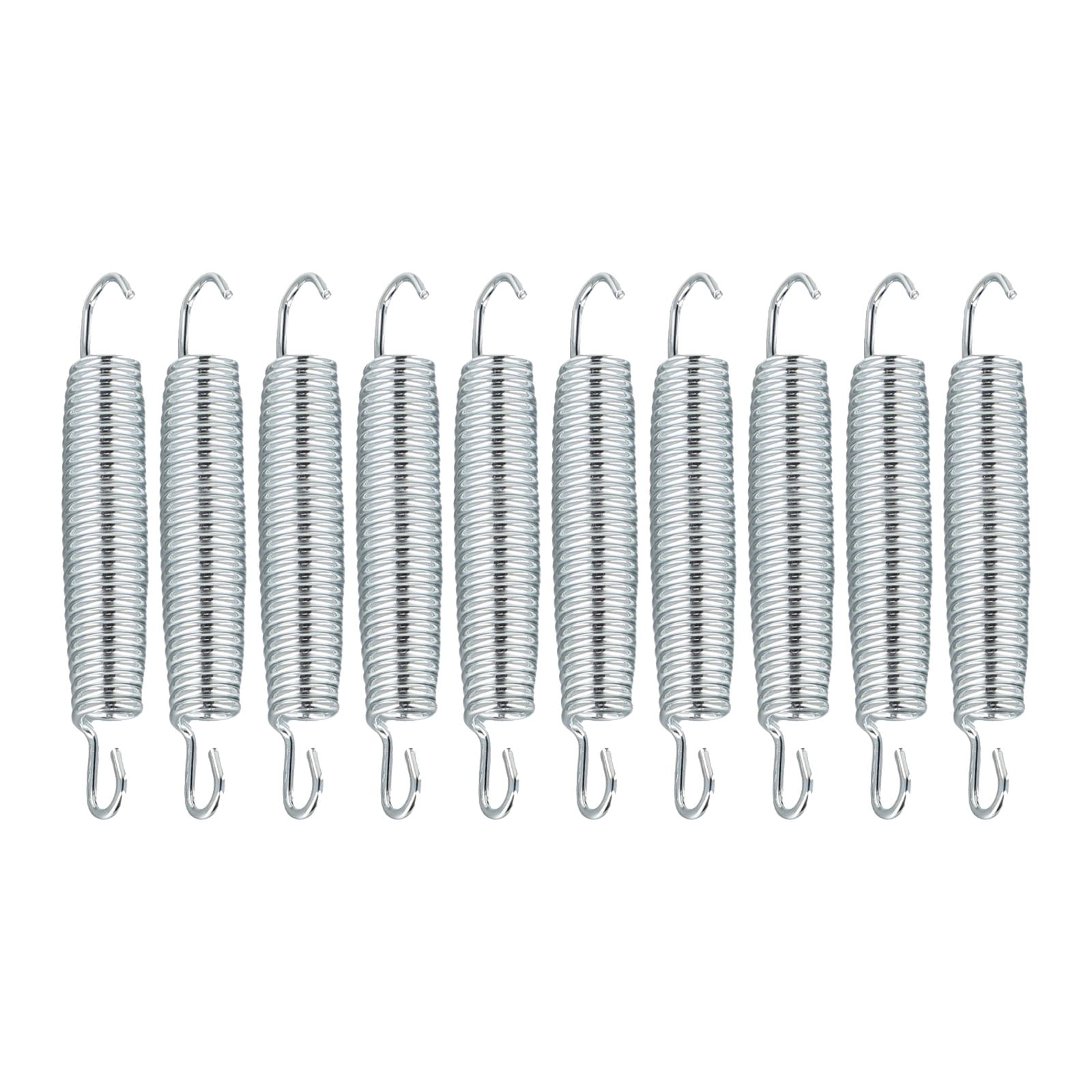 PASILI 10 Pcs Trampoline Springs Heavy Duty Galvanized Steel Springs ...