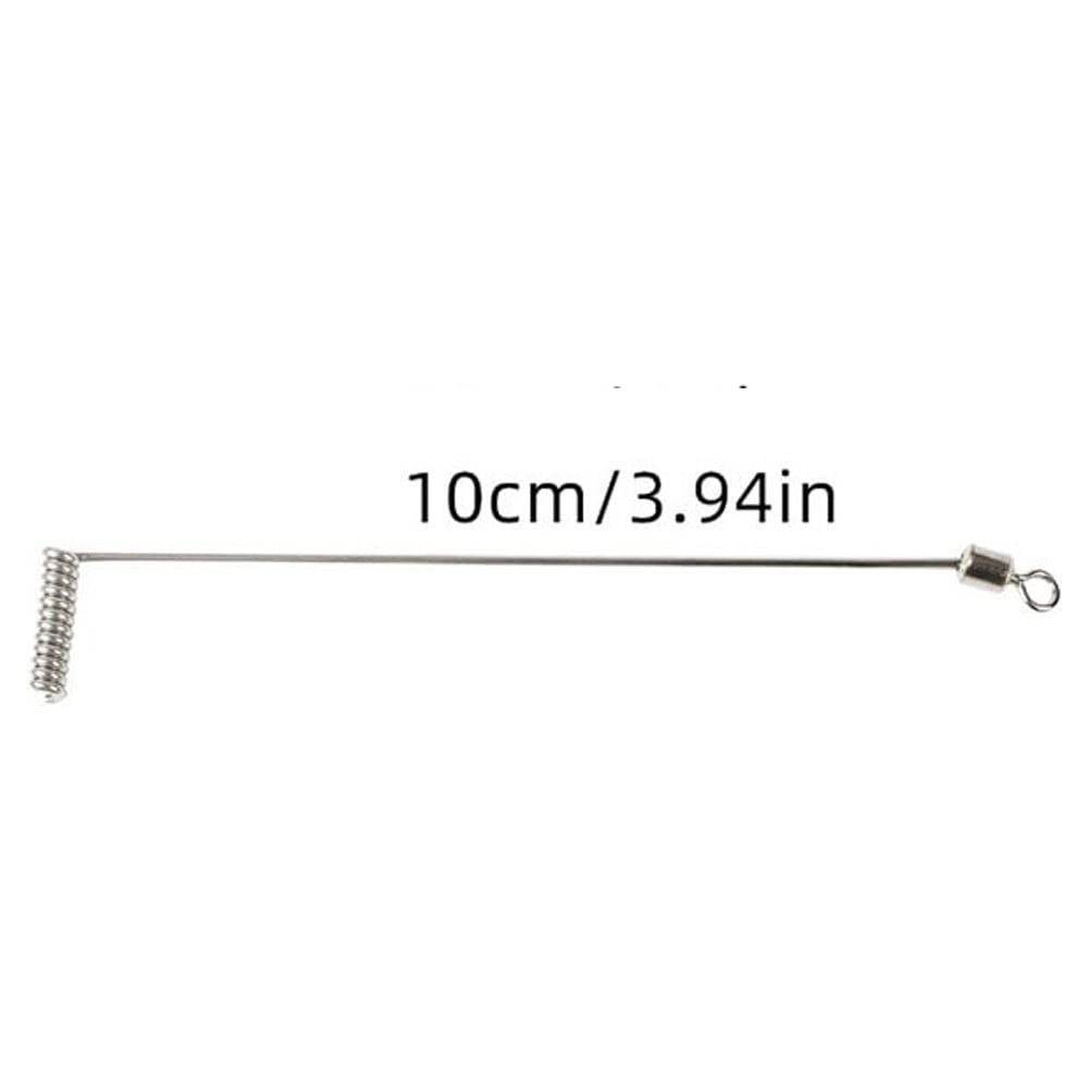 PASILI 10 Pcs Twisted L Shape Balanced Pipe Chain Hook Sea Rod Split ...