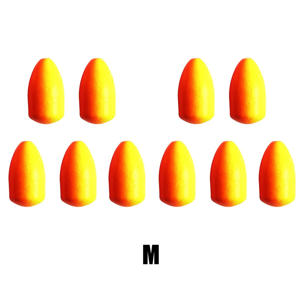 PASILI 10pcs Beans Fishing Float set Foam Floats Ball Beads Bottom Rig ...