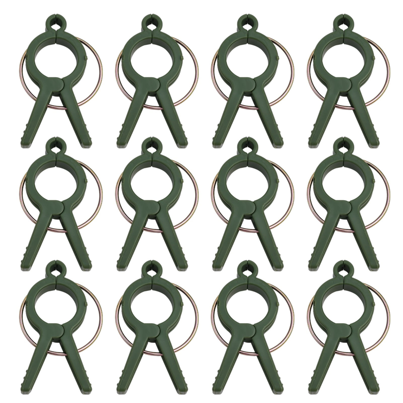 PASILI 12pcs Greenhouse Brackets Secure Fixed Plastic Plant Clips for ...