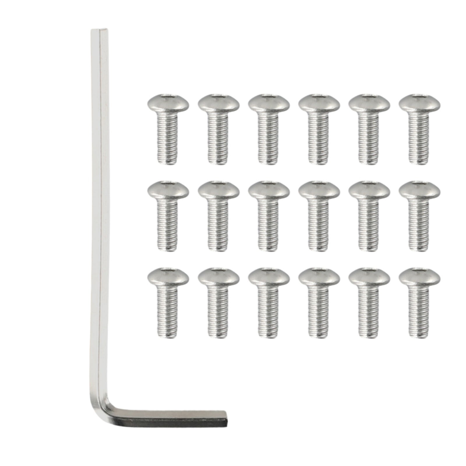 PASILI 18Pcs Scooter Baseplate Screw 10X4Mm Steel Bottom Cover Screws ...