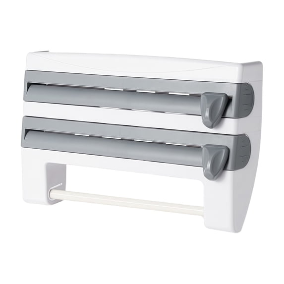 PASILI 2025 New 3-In-1 Wrap-Dispenser=Film Organizer With Cutter ...